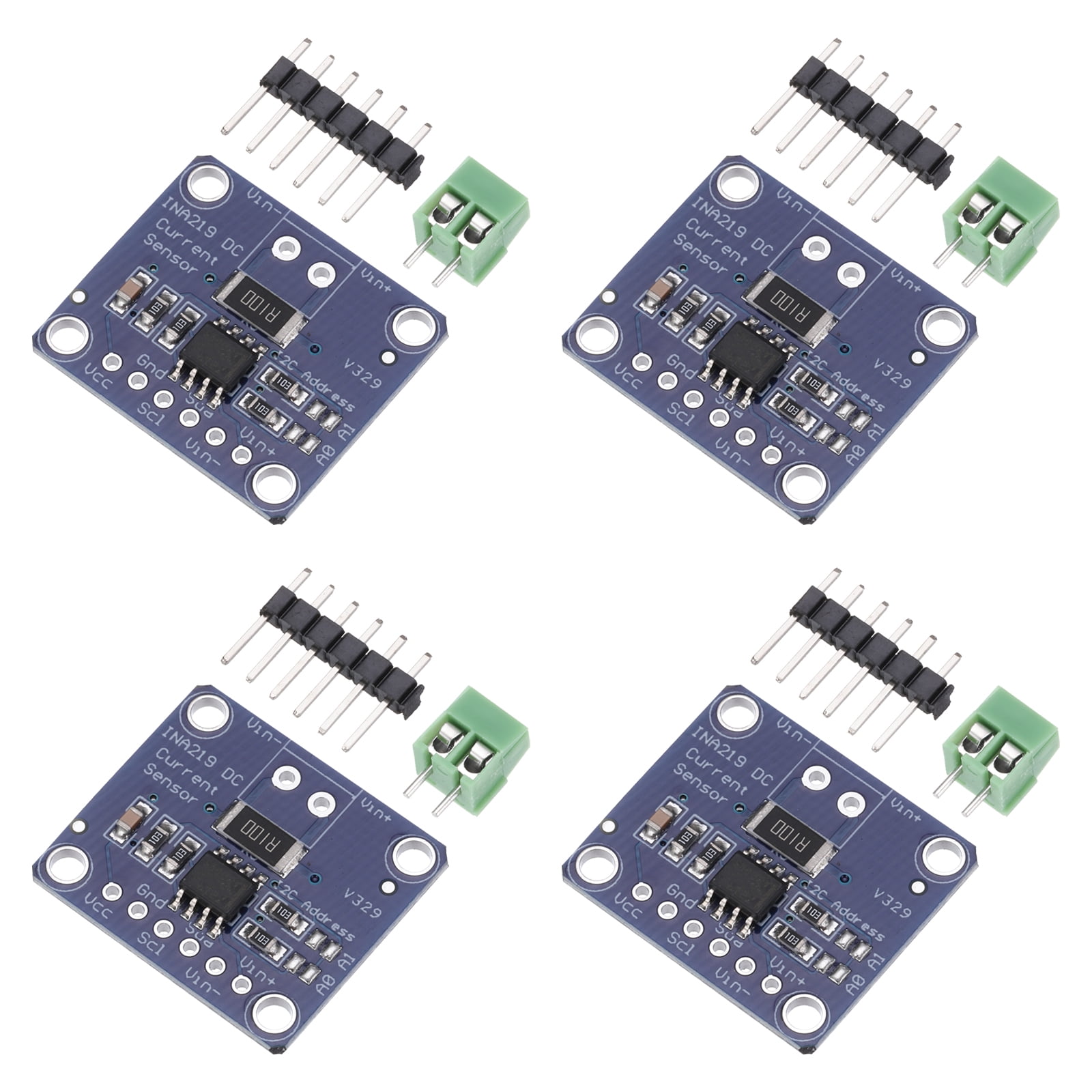 Uxcell 4 Sets INA219 I2C CJMCU-219 Bi-Directional DC Current Sensor ...
