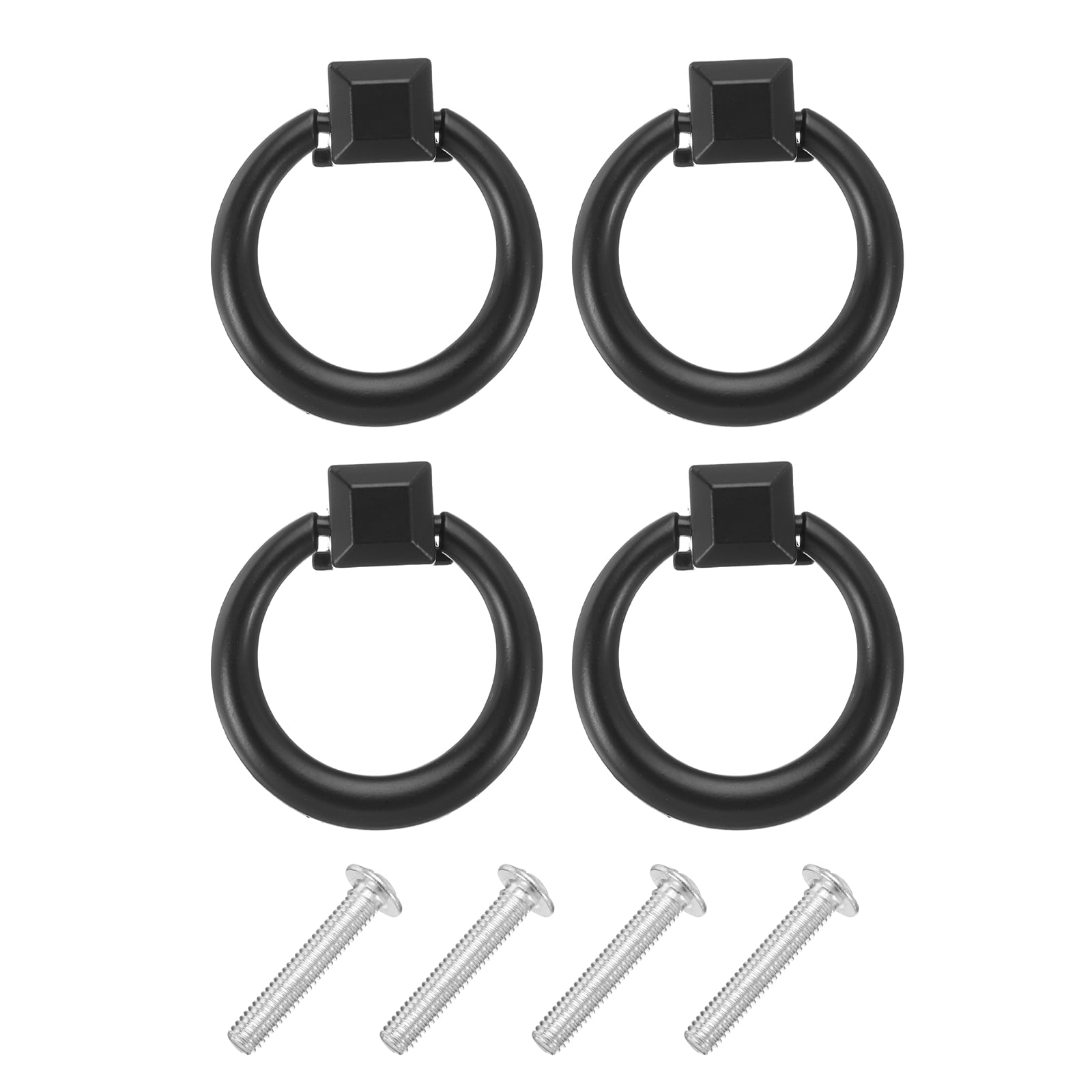 Uxcell 4 Sets Modern Drawer Pull Handles with Screws for Dresser Drawer ...