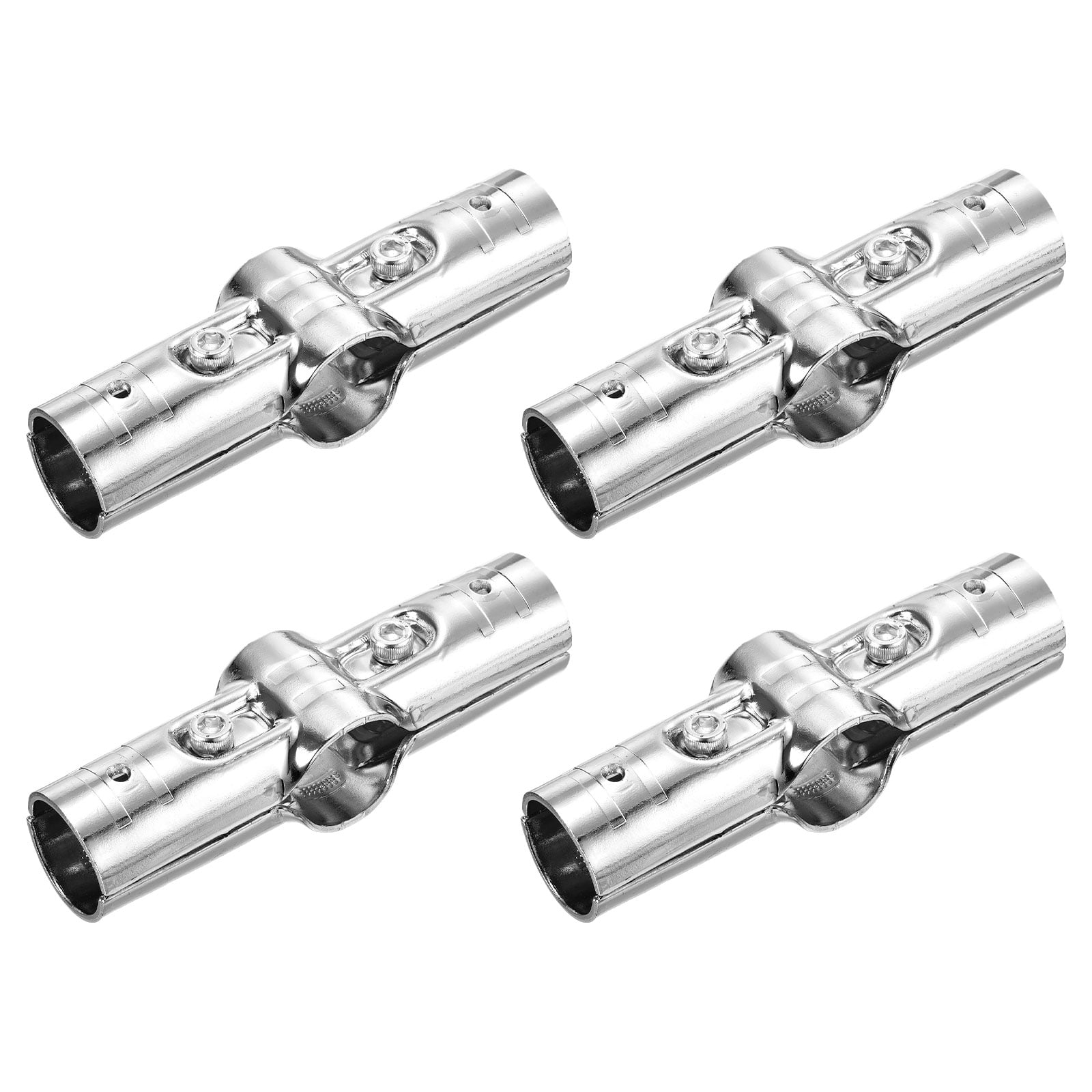 Uxcell 4 Sets Pipe Clamp Connector, 132 x 29mm End Rail Clamps Fit 1-1/ ...