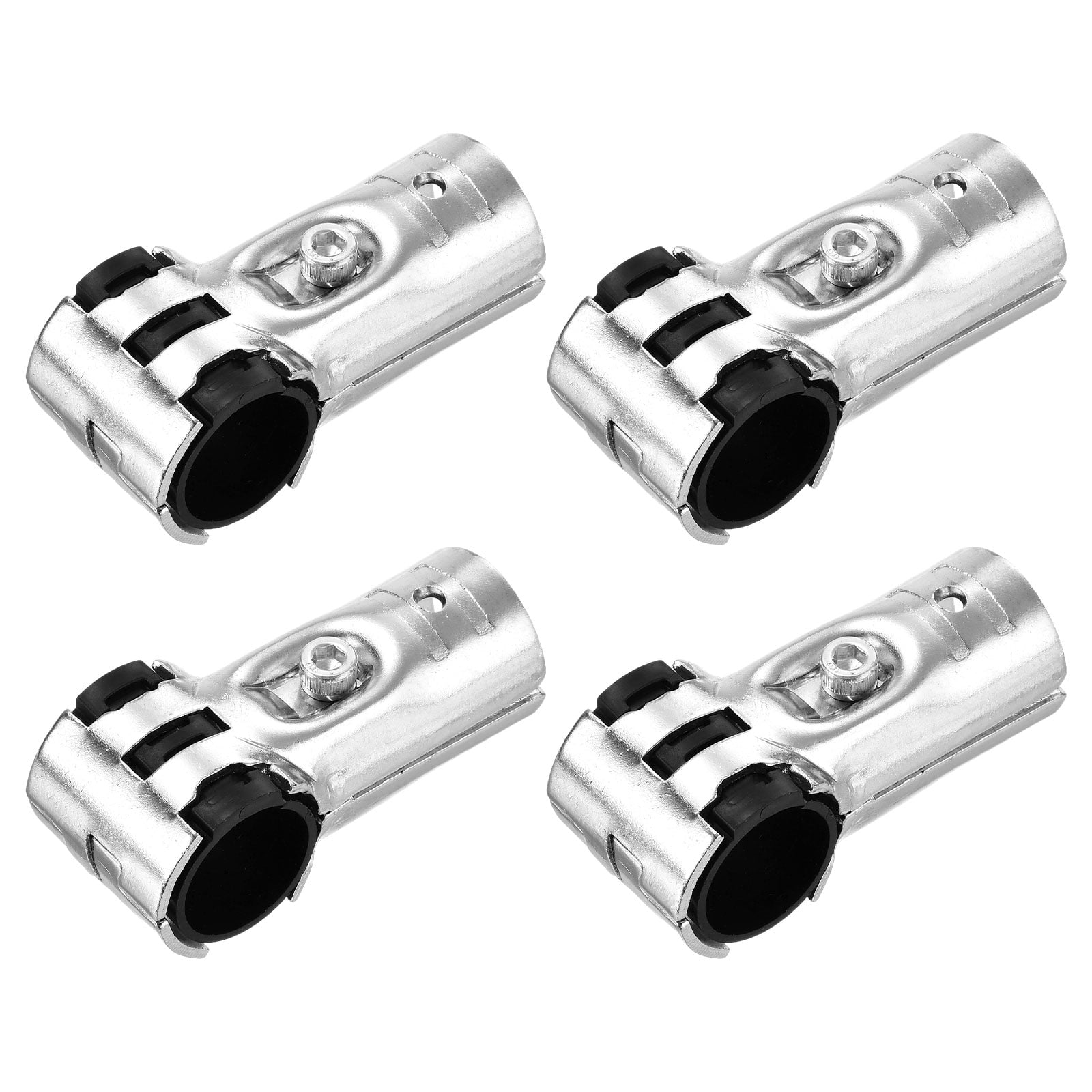 Uxcell 4 Sets Pipe Clamp Connector, 85 x 32mm End Rail Clamps Fit 1-1/8 ...