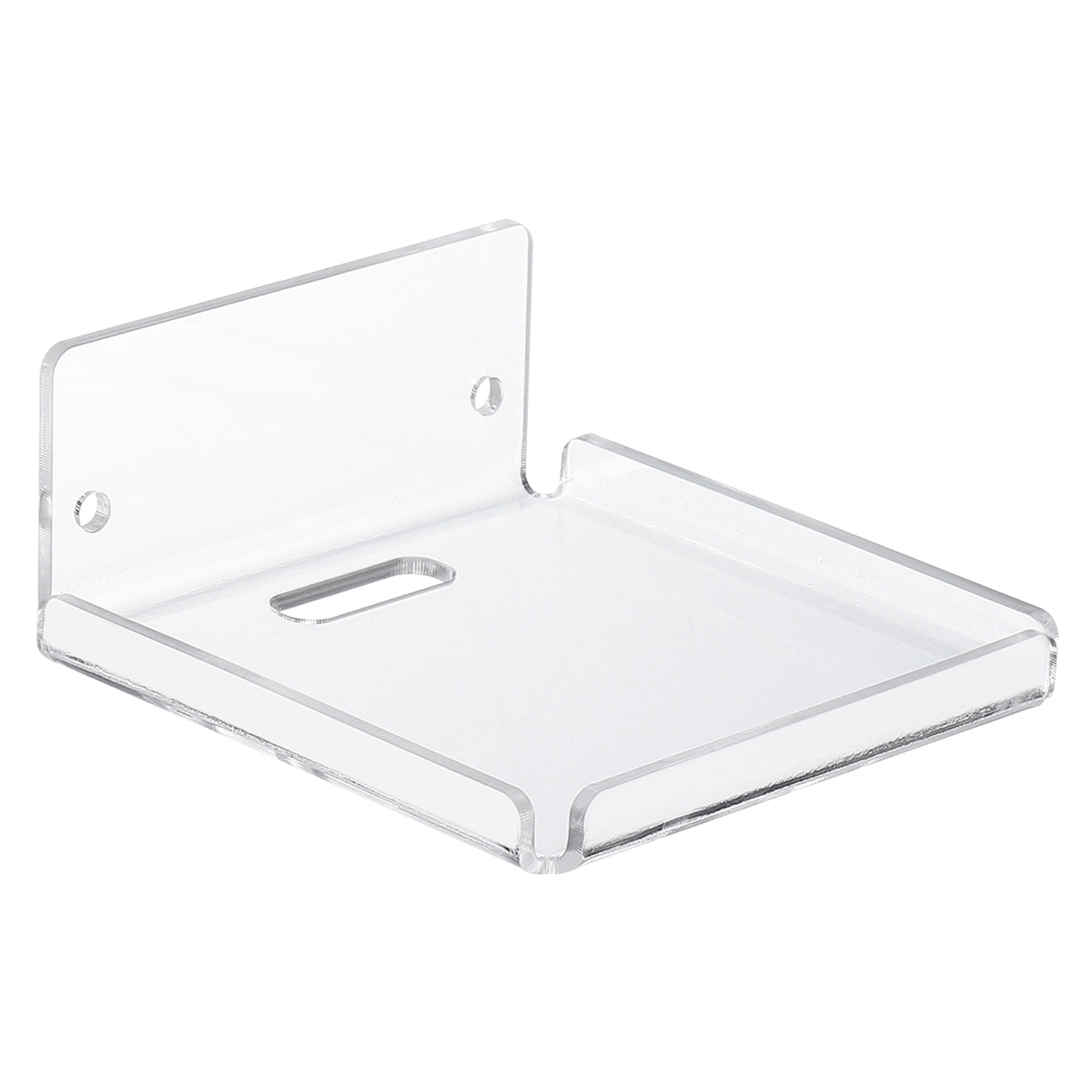 Uxcell 4" Small Floating Shelves Clear Acrylic Shelves for Wall Small ...