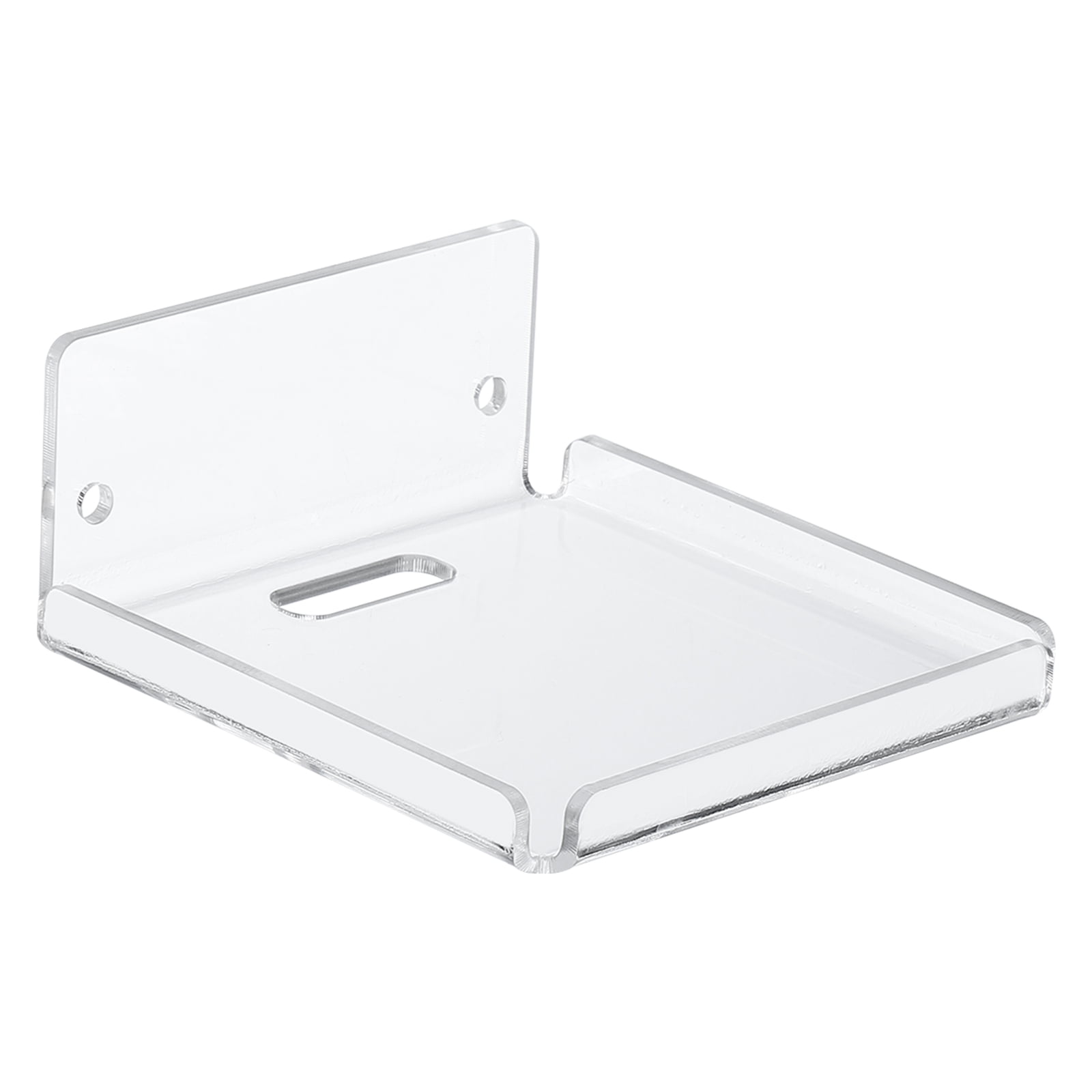 Uxcell 4" Small Floating Shelves Clear Acrylic Shelves for Wall Small ...