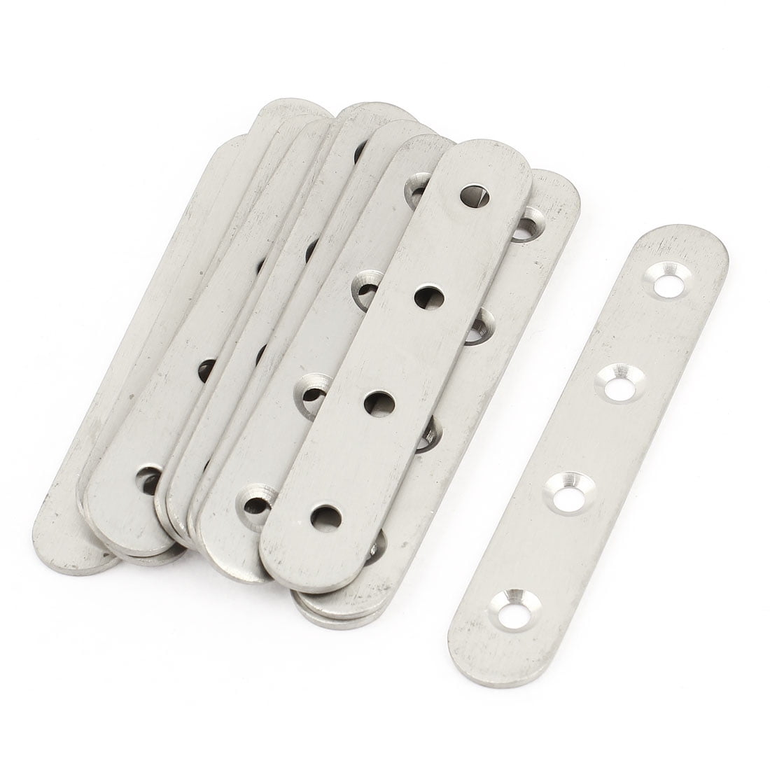 Uxcell 4" Straight 4 Holes Flat Bracket Replacement, 12 Pack - Walmart.com