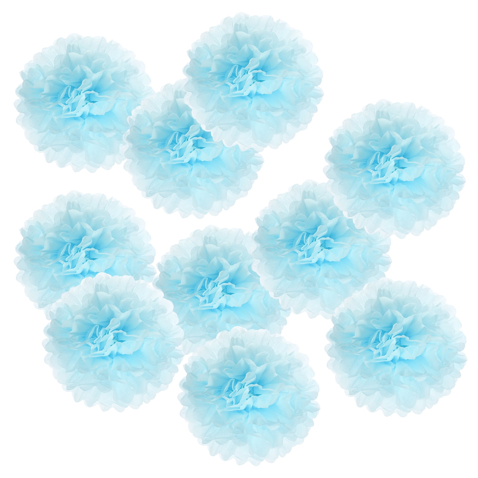 Uxcell 4" Tissue Pom Poms Paper Flowers Ball Wedding Party Decoration ...