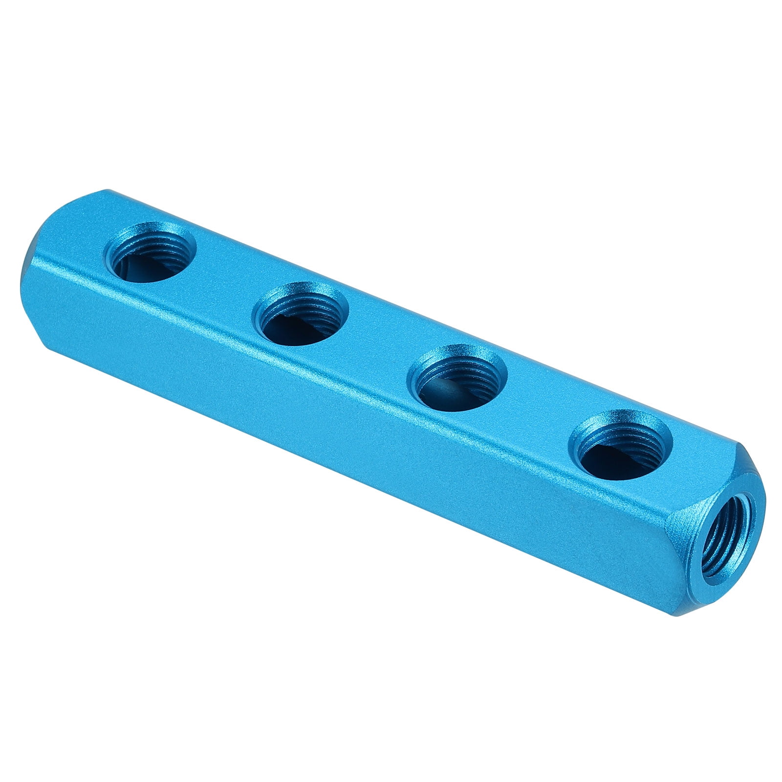 Uxcell 4 Way 7 Port Air Manifold, G1/4 Inch" Air Hose Inline Manifold ...