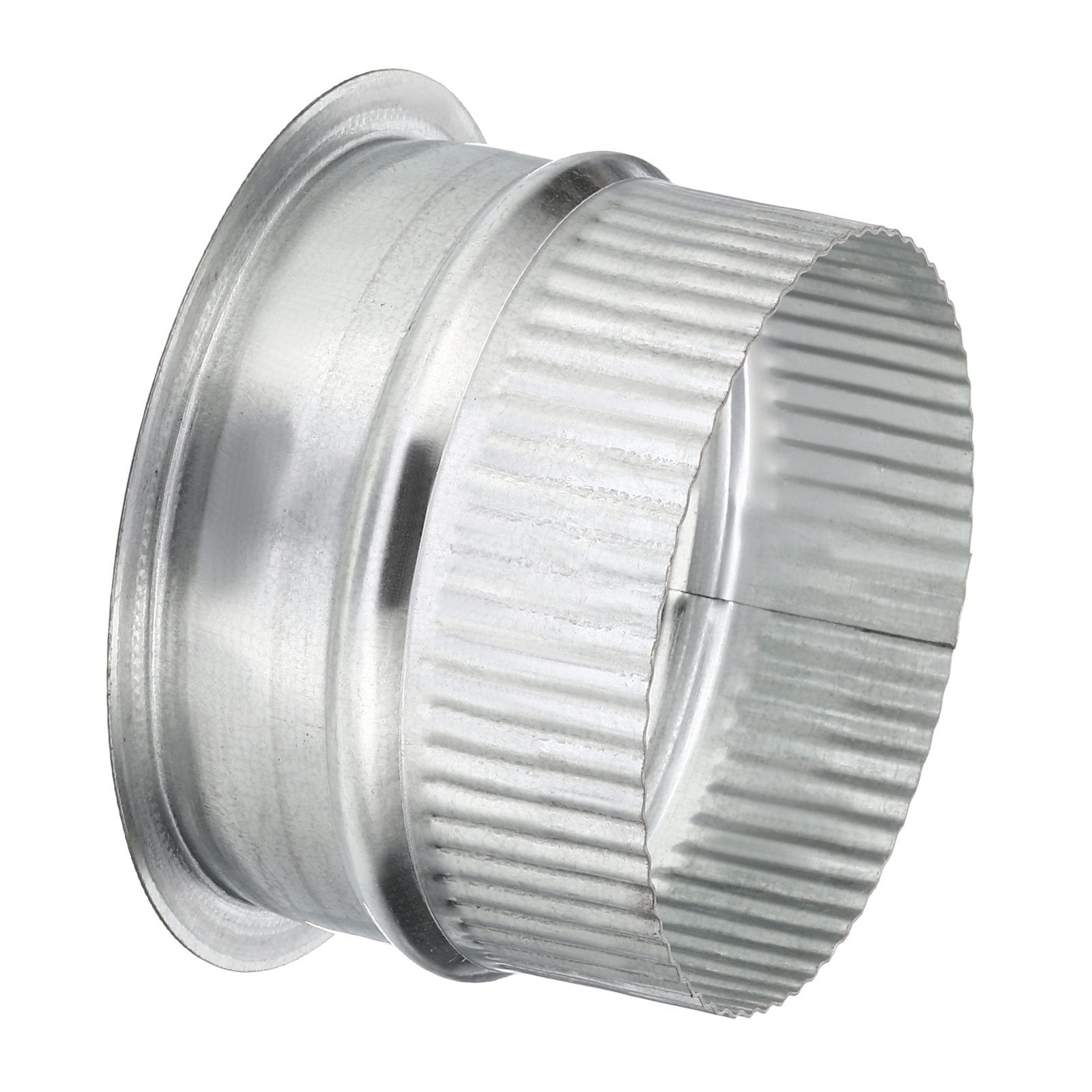 Uxcell 4 inch Duct Collar, 1Pcs Duct Connector Flange Galvanized Iron ...