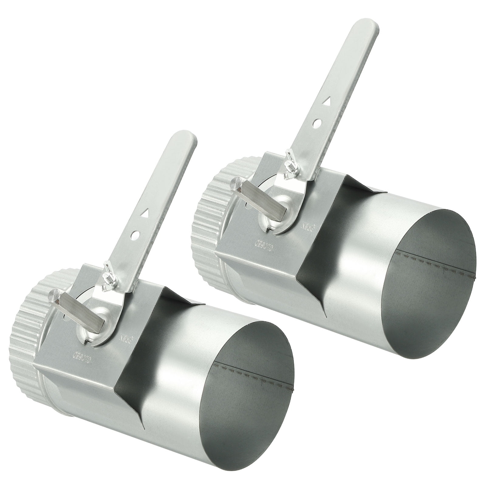 Uxcell 4 inch HVAC Duct Manual Volume Backdraft Damper, 2 Pcs ...