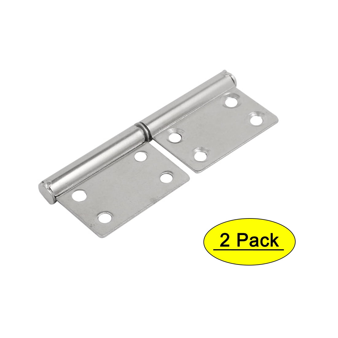 Uxcell 4 inch Length Stainless Steel Two Leaves Detachable Flag Hinges ...
