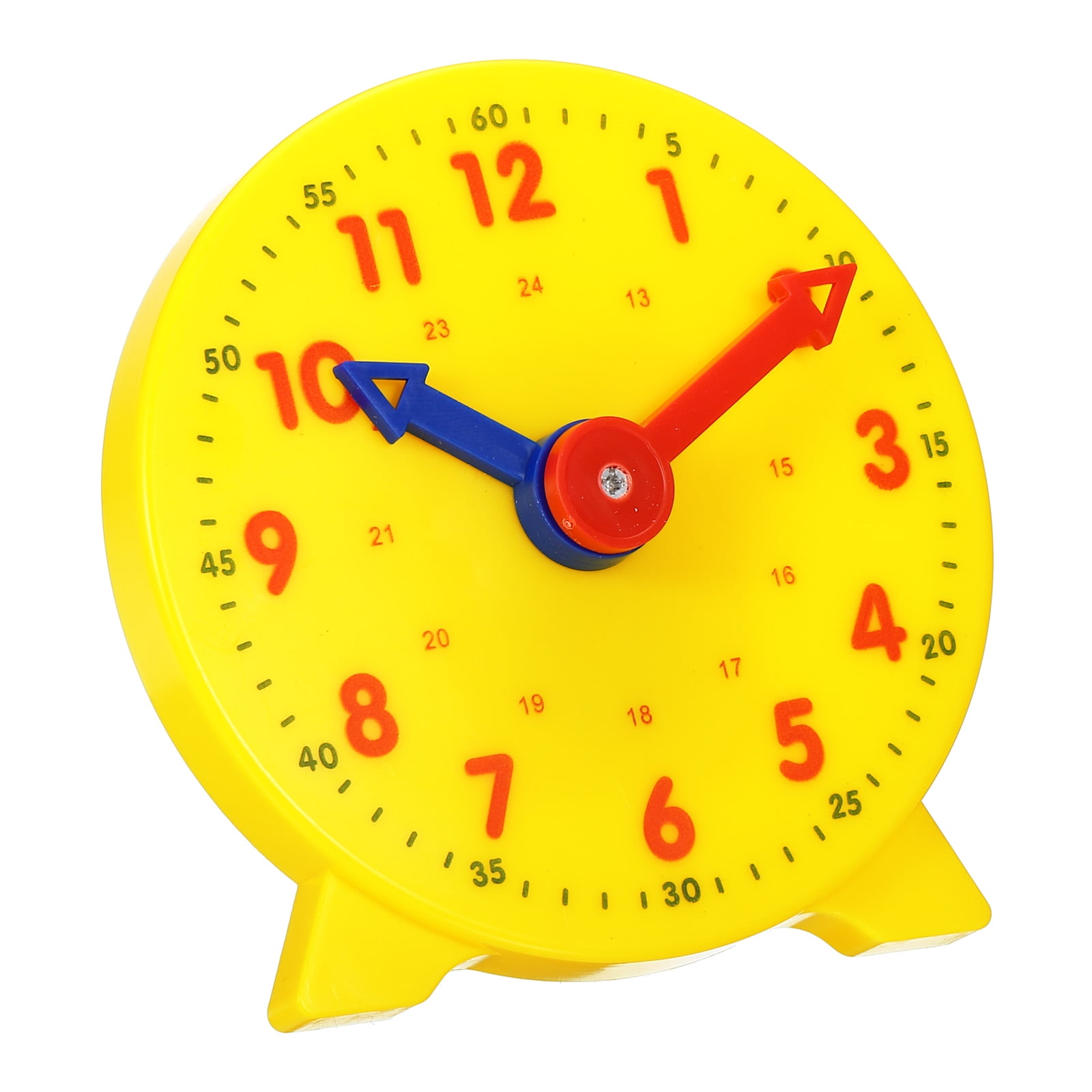 Uxcell 4 inch Teaching Clock Tell Time Analog Demonstration Clock 24 ...