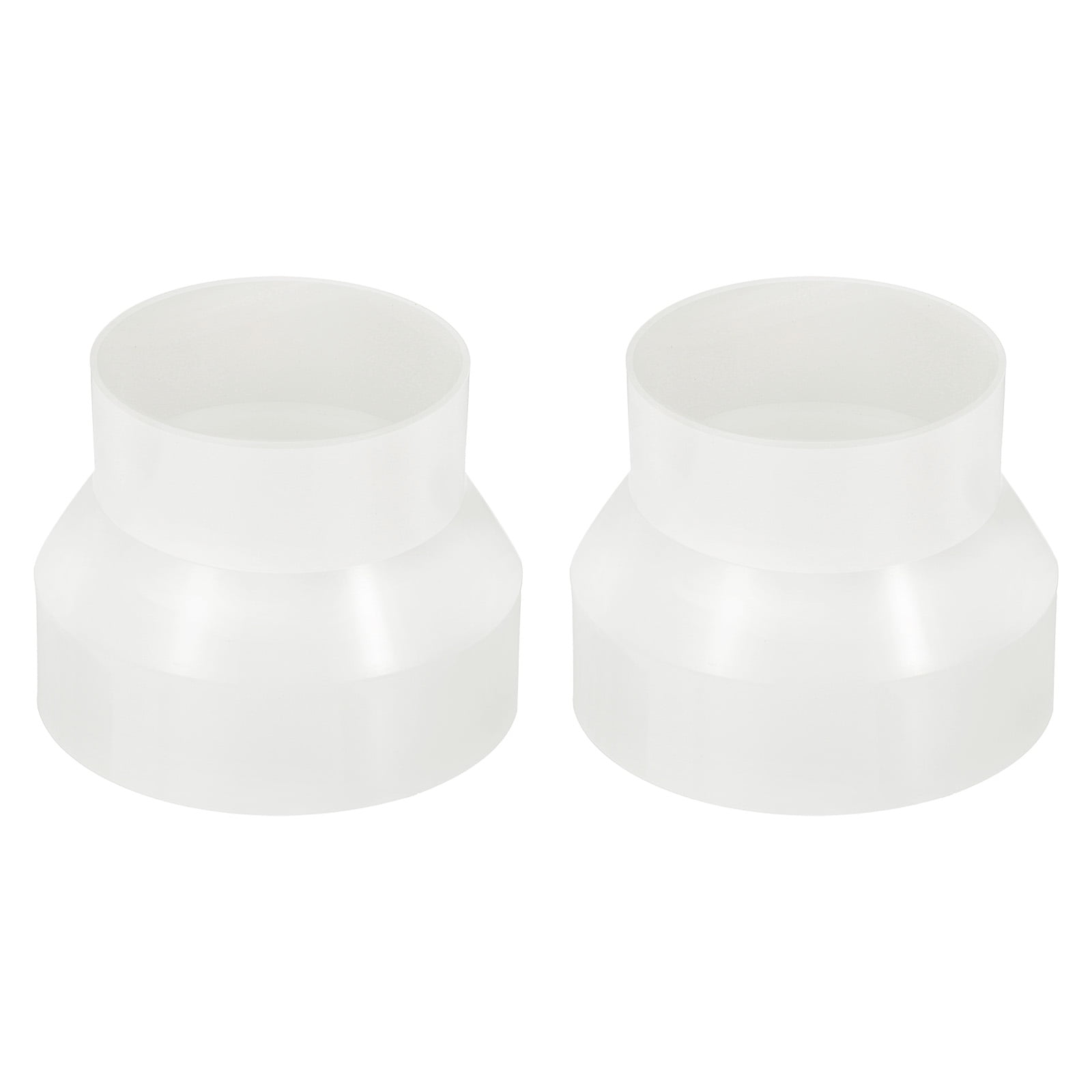 Uxcell 4" to 3" Duct Reducer Ducting Airflow Tube Increaser Adapter ...