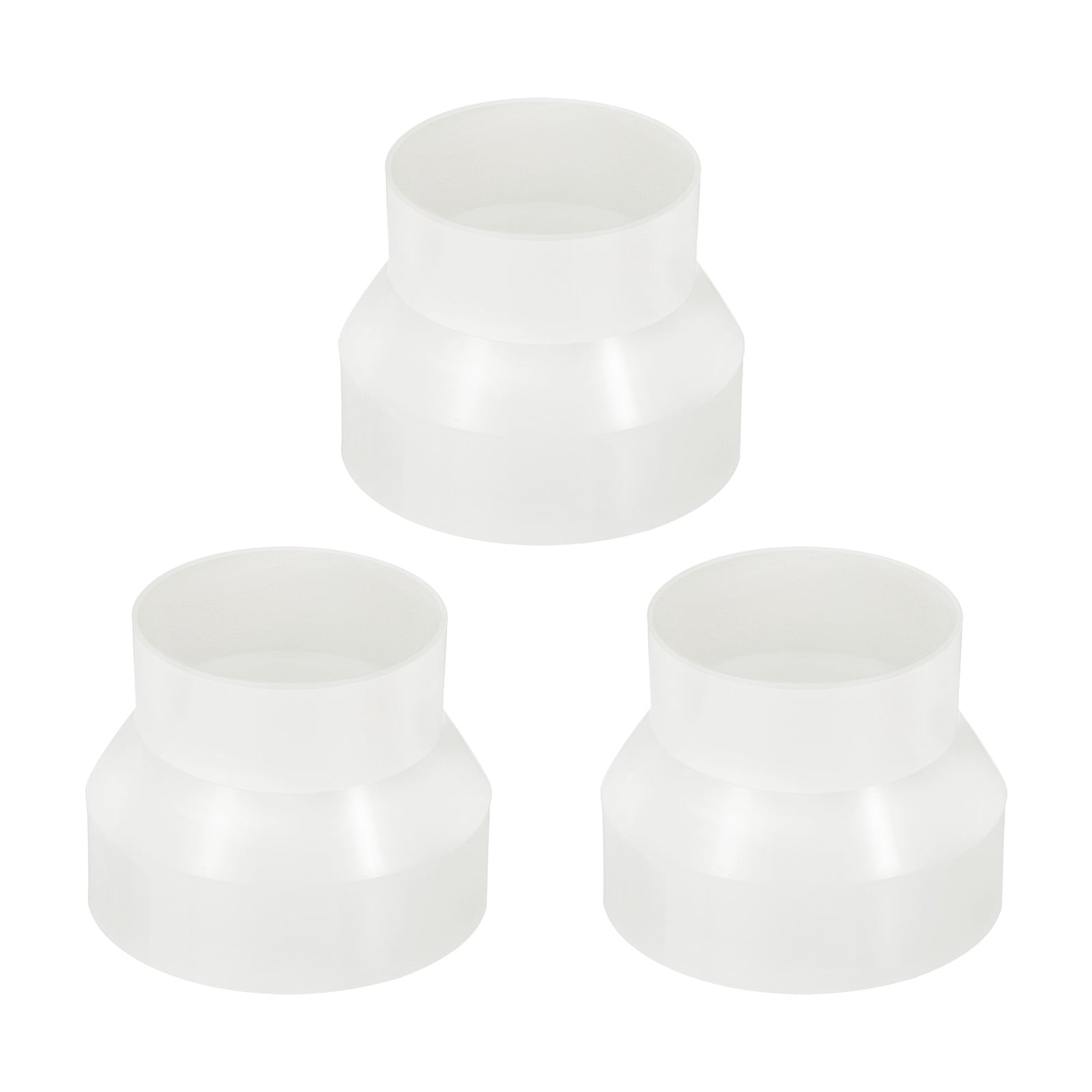 Uxcell 4" to 3" Duct Reducer Ducting Airflow Tube Increaser Adapter ...