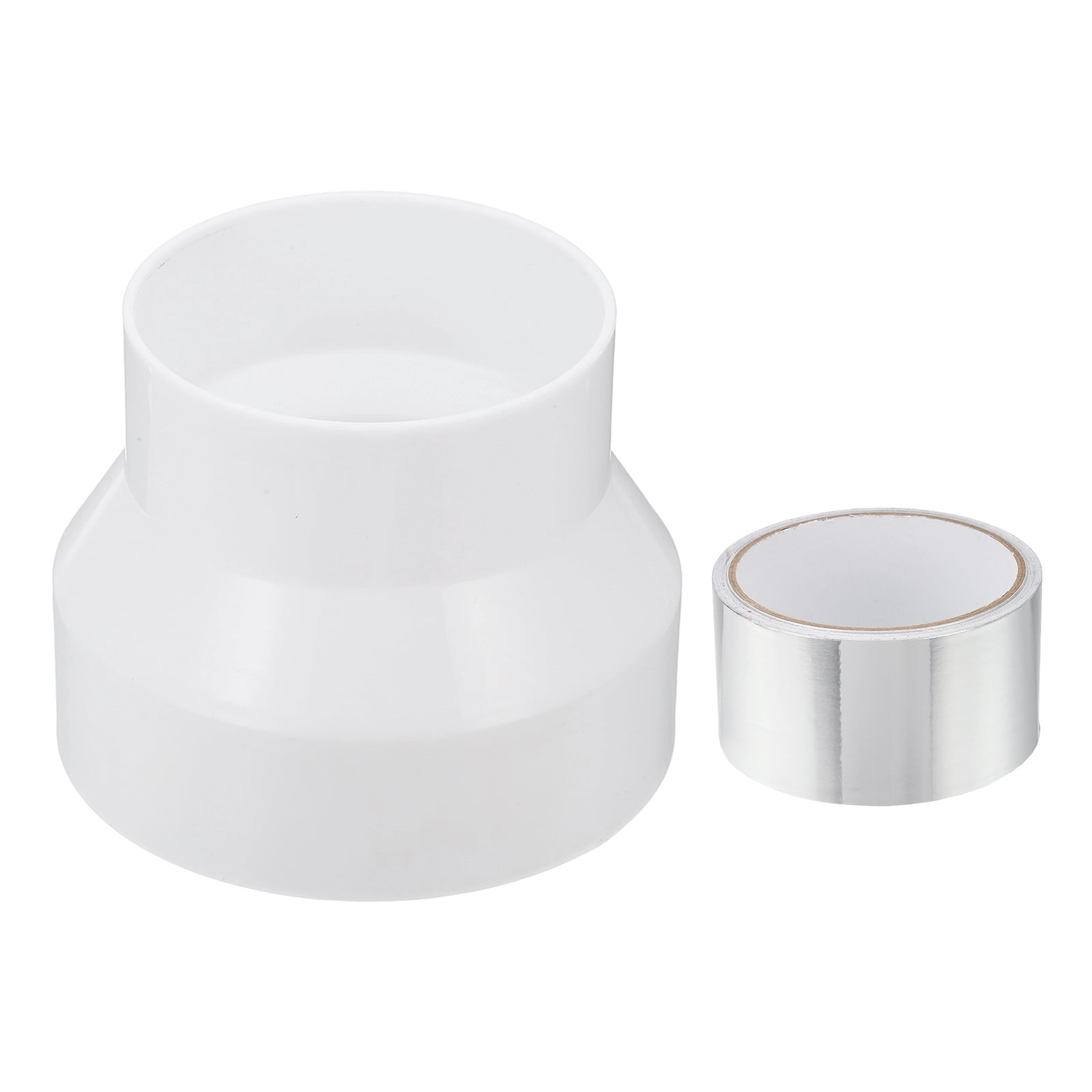 Uxcell 4" to 3" Duct Reducer Increaser Adapter, Plastic Ducting ...