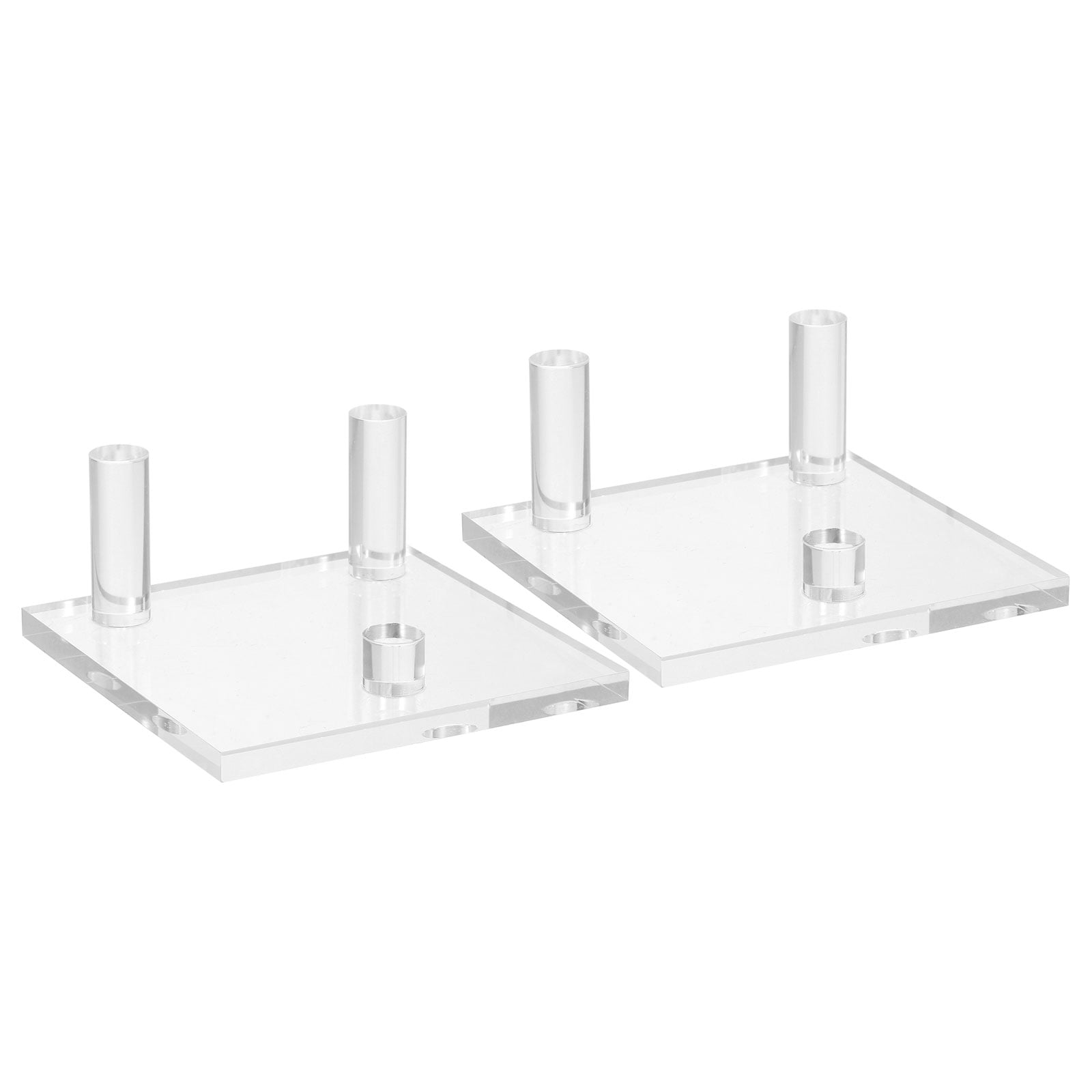 Uxcell 4" x 4" x 2" Acrylic Display Stands, 2 Pack Display Easel Holder ...