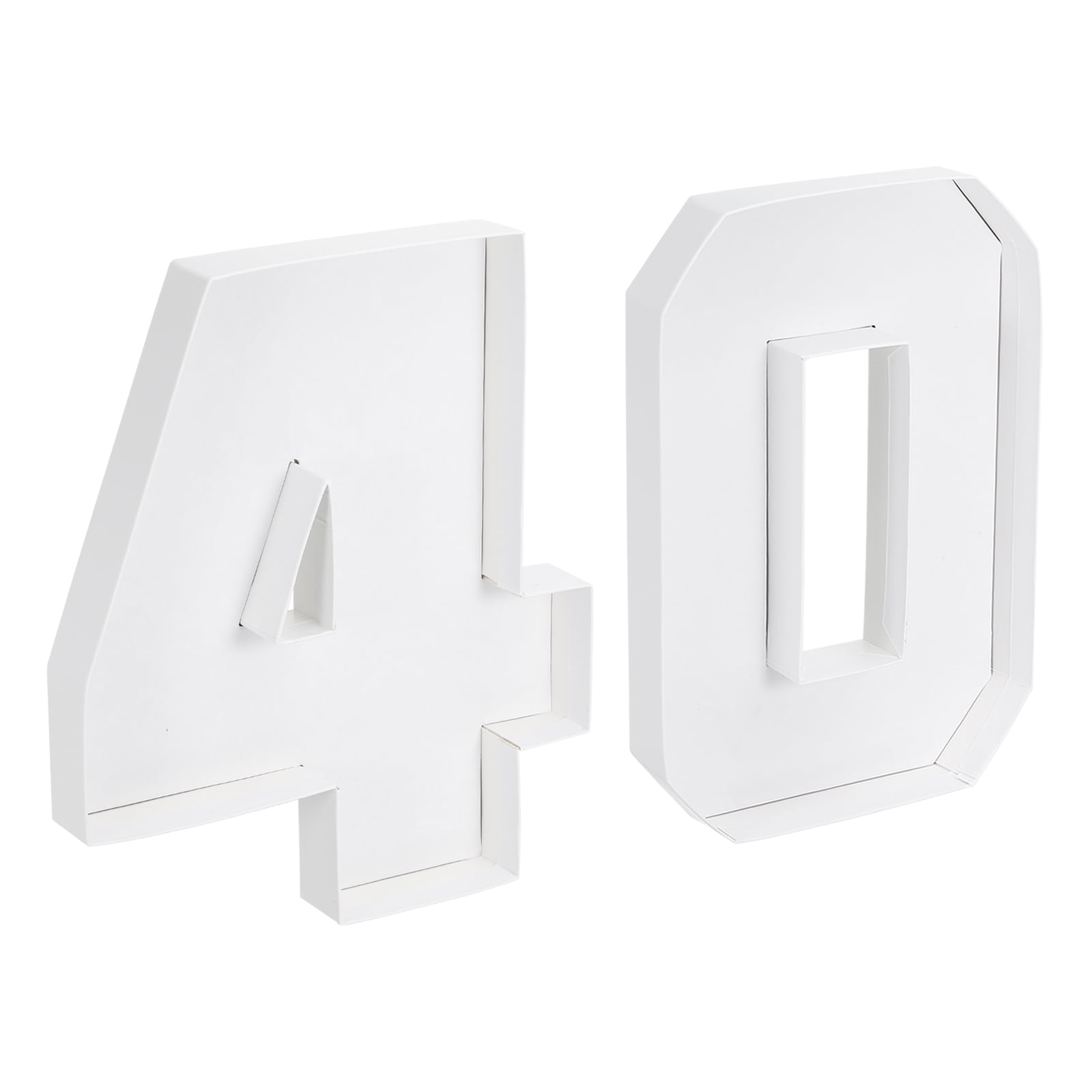 Uxcell 40 Cardboard Number Set, Paper Box Fillable Tray Container for ...