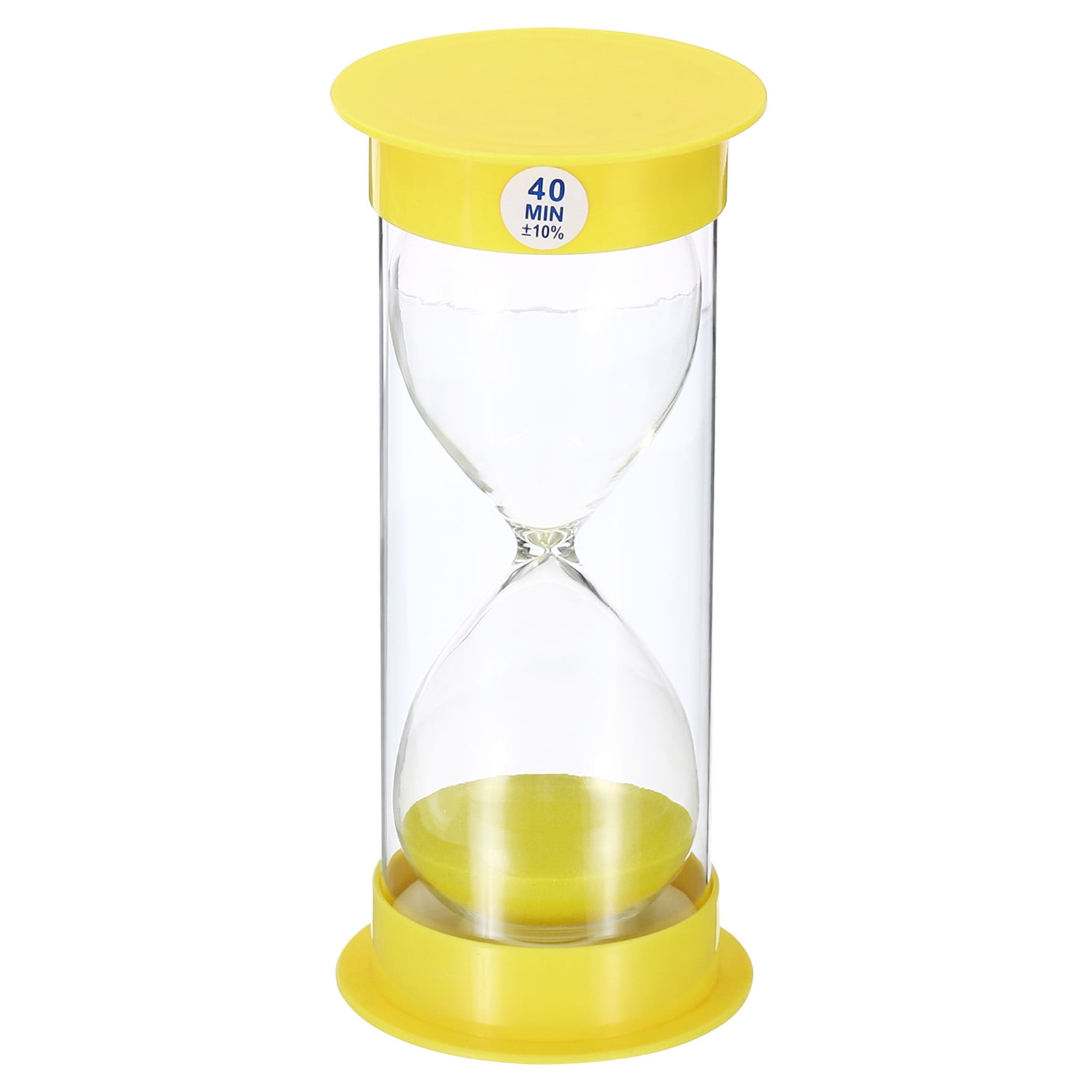 Uxcell 40 Min Sand Timer, Round with Plastic Cover, Count Down Sand ...