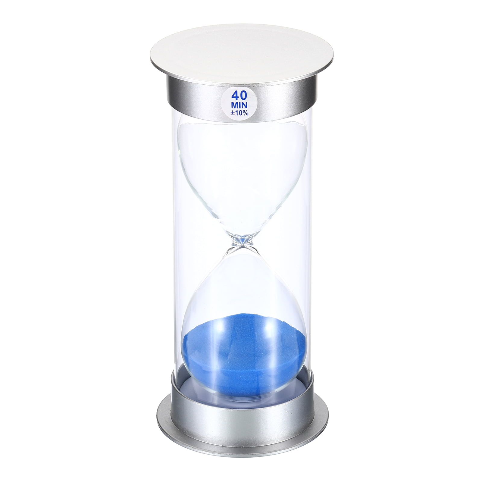 Uxcell 40 Minute Sand Timer, Sandy Clock, Count Down Sand Glass, Blue ...