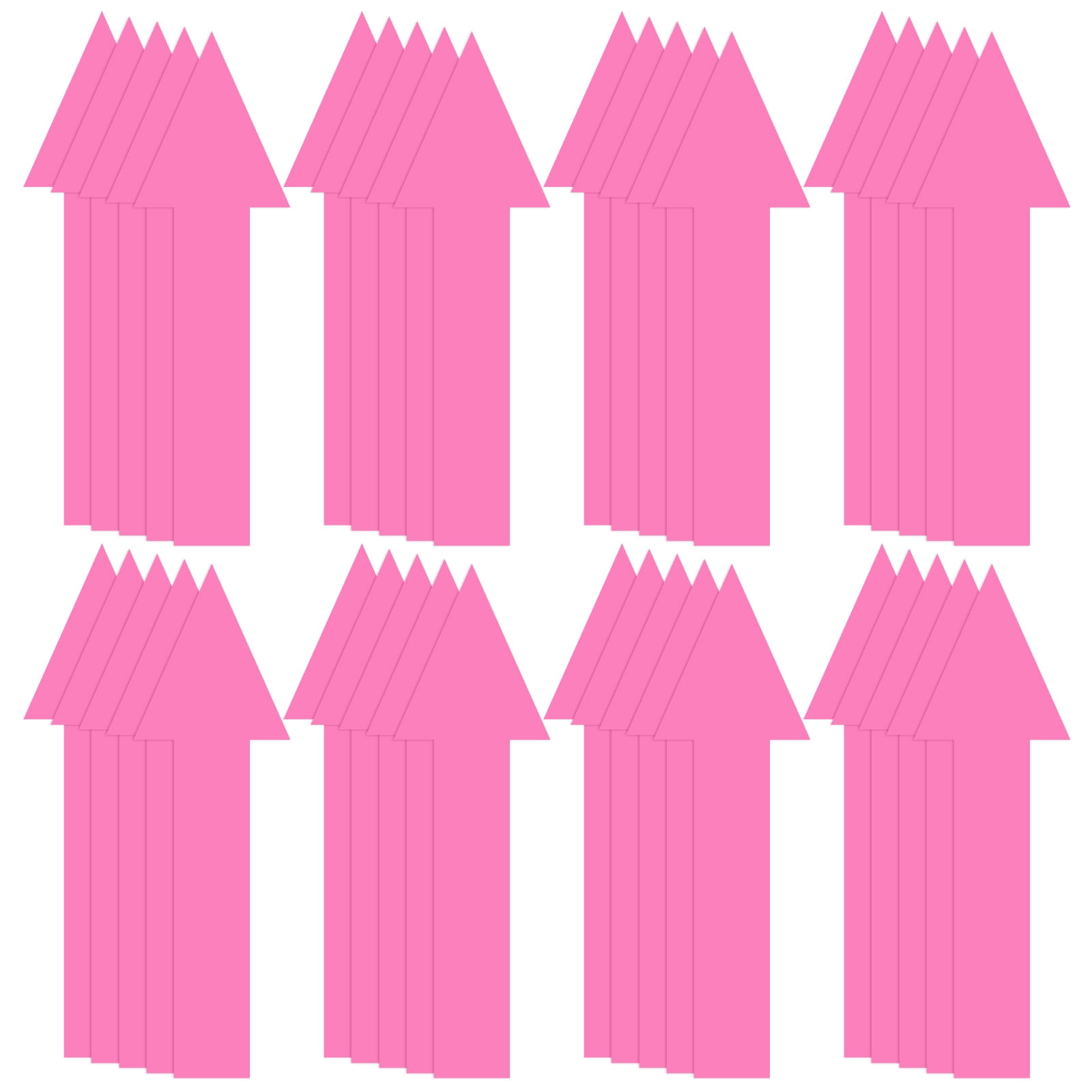 Uxcell 40-Pack Arrow Sticker, 8 Inch PVC Self Adhesive Arrow Sign for ...
