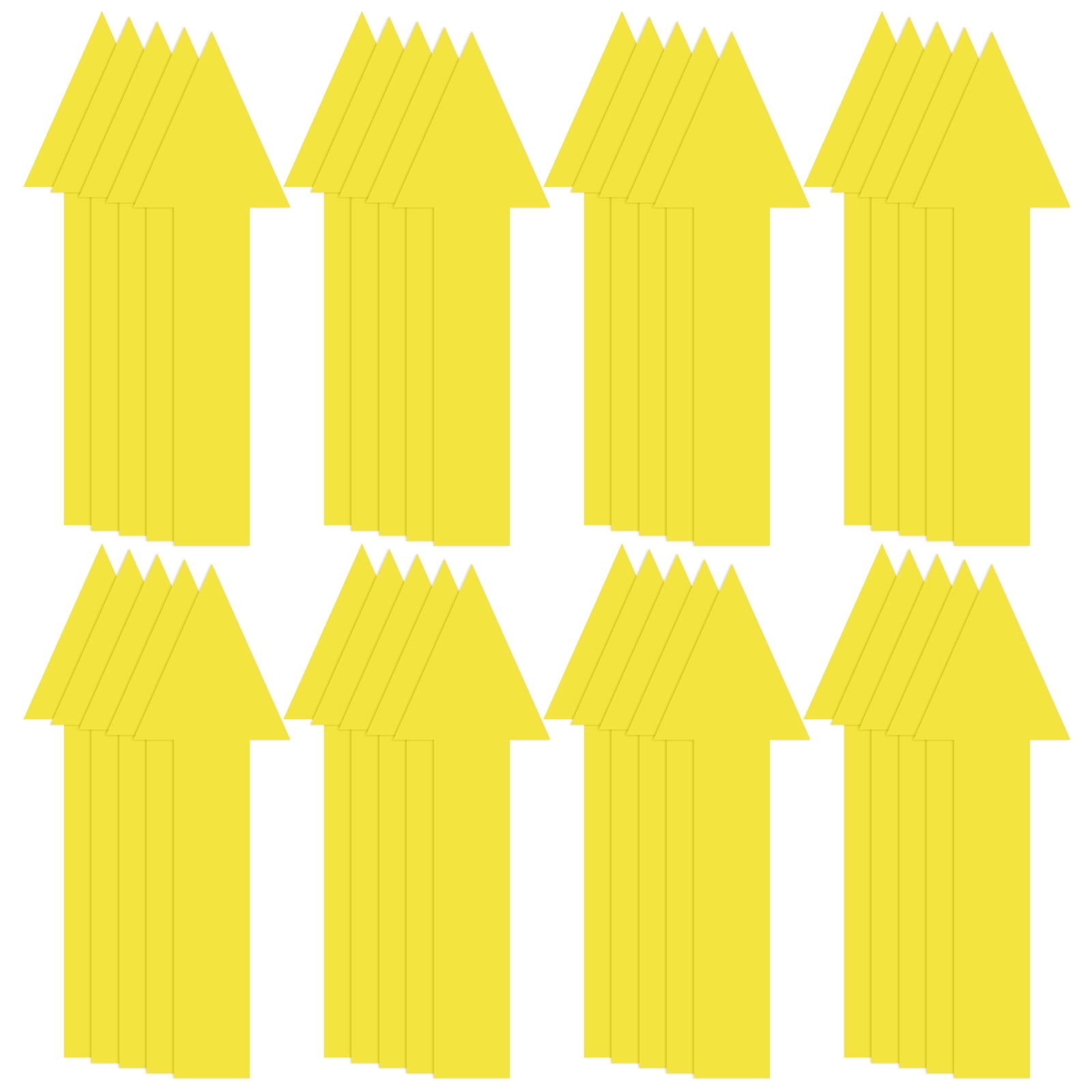 Uxcell 40-Pack Arrow Sticker, 8 Inch PVC Self Adhesive Arrow Sign for ...