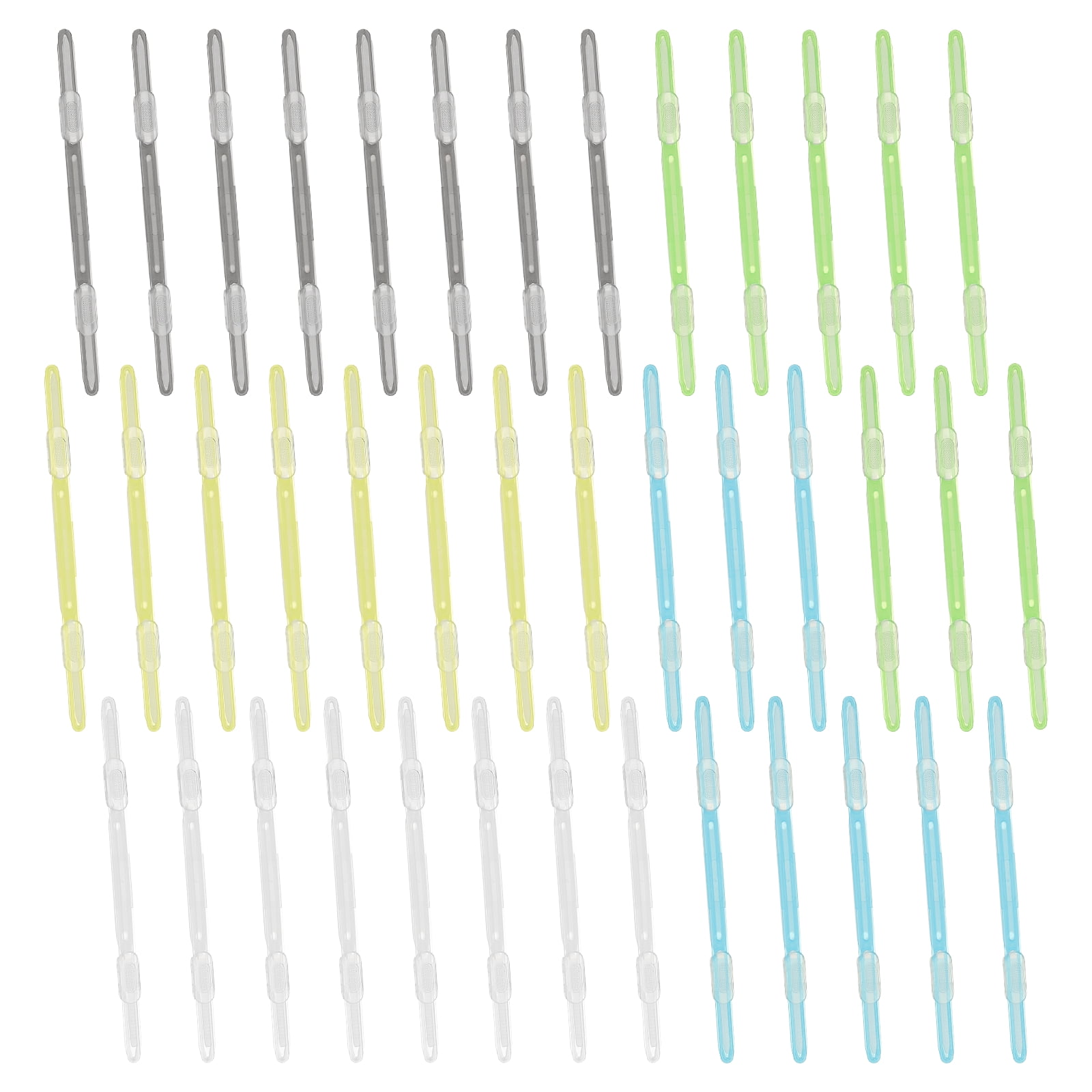 Uxcell 40 Pcs Loose-Leaf Paper Binding Clamps, Multicolor 1 Plastic ...
