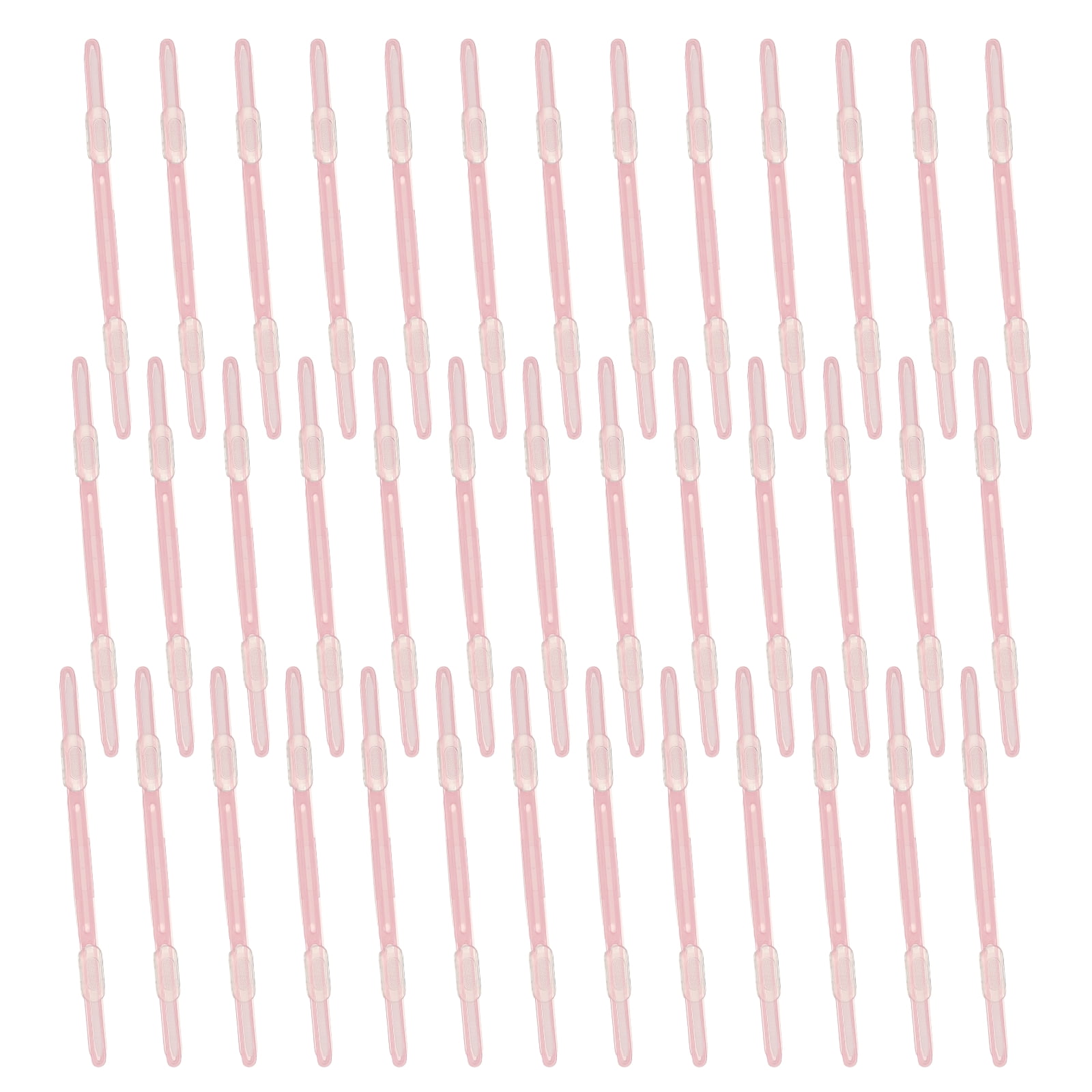 Uxcell 40 Pcs Loose-Leaf Paper Binding Clamps, Pink Plastic Paper ...