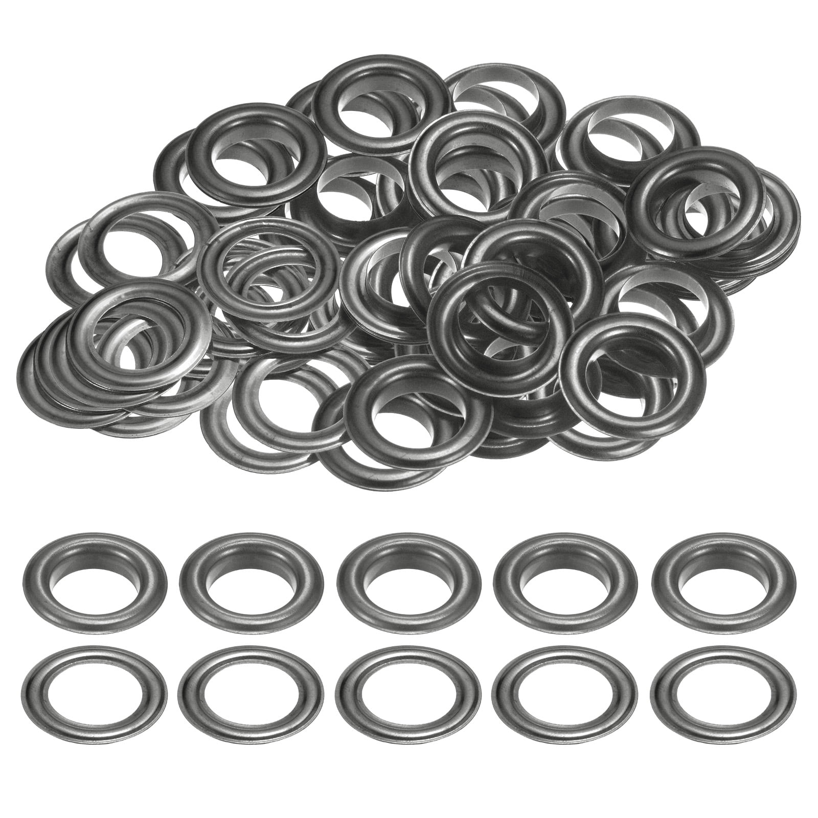 Uxcell 40 Sets Grommets Eyelets with Washers 0.7" Copper Grommet Tool ...