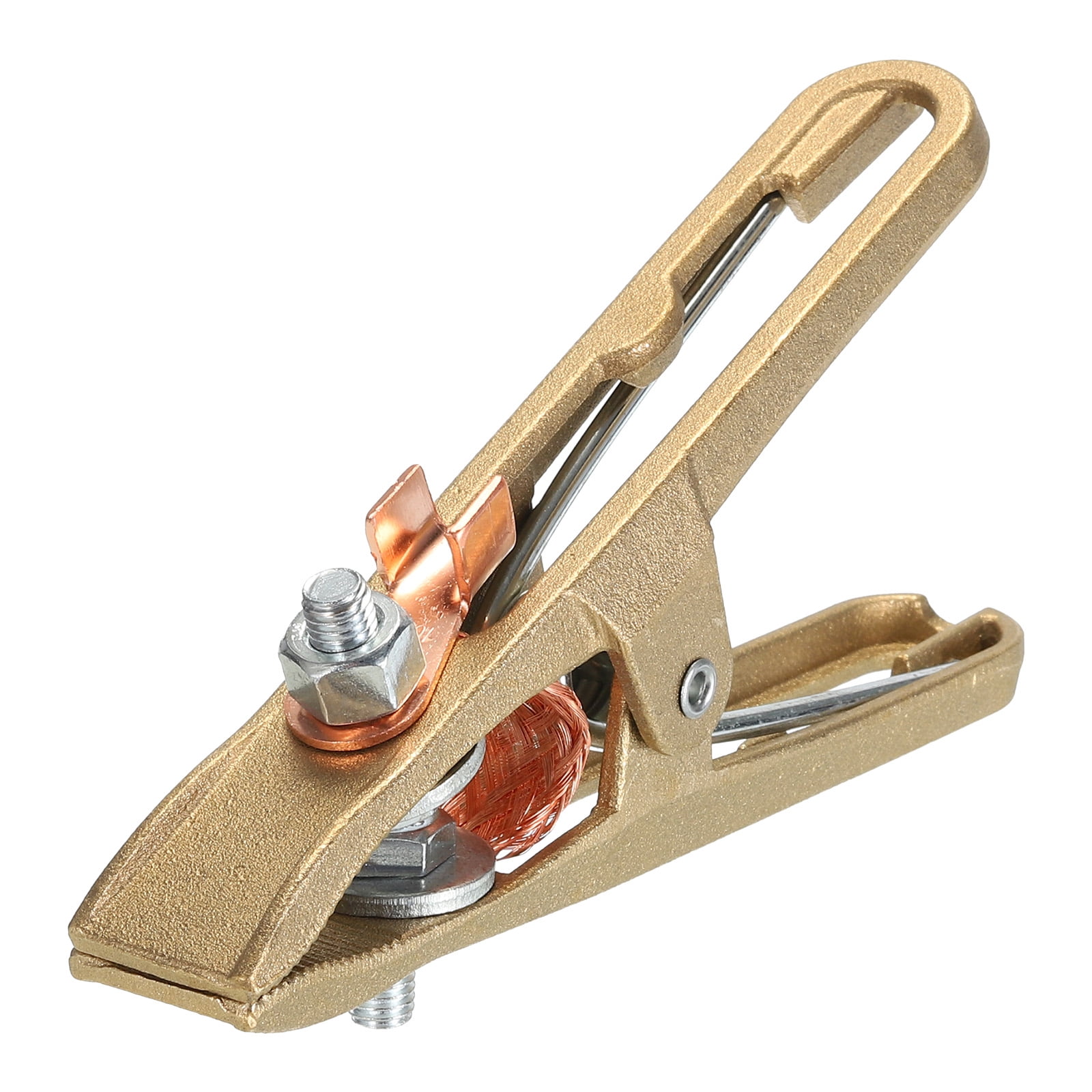 Uxcell 400A Brass A-shape Welding Machine Grounding Clamp Earth Ground ...
