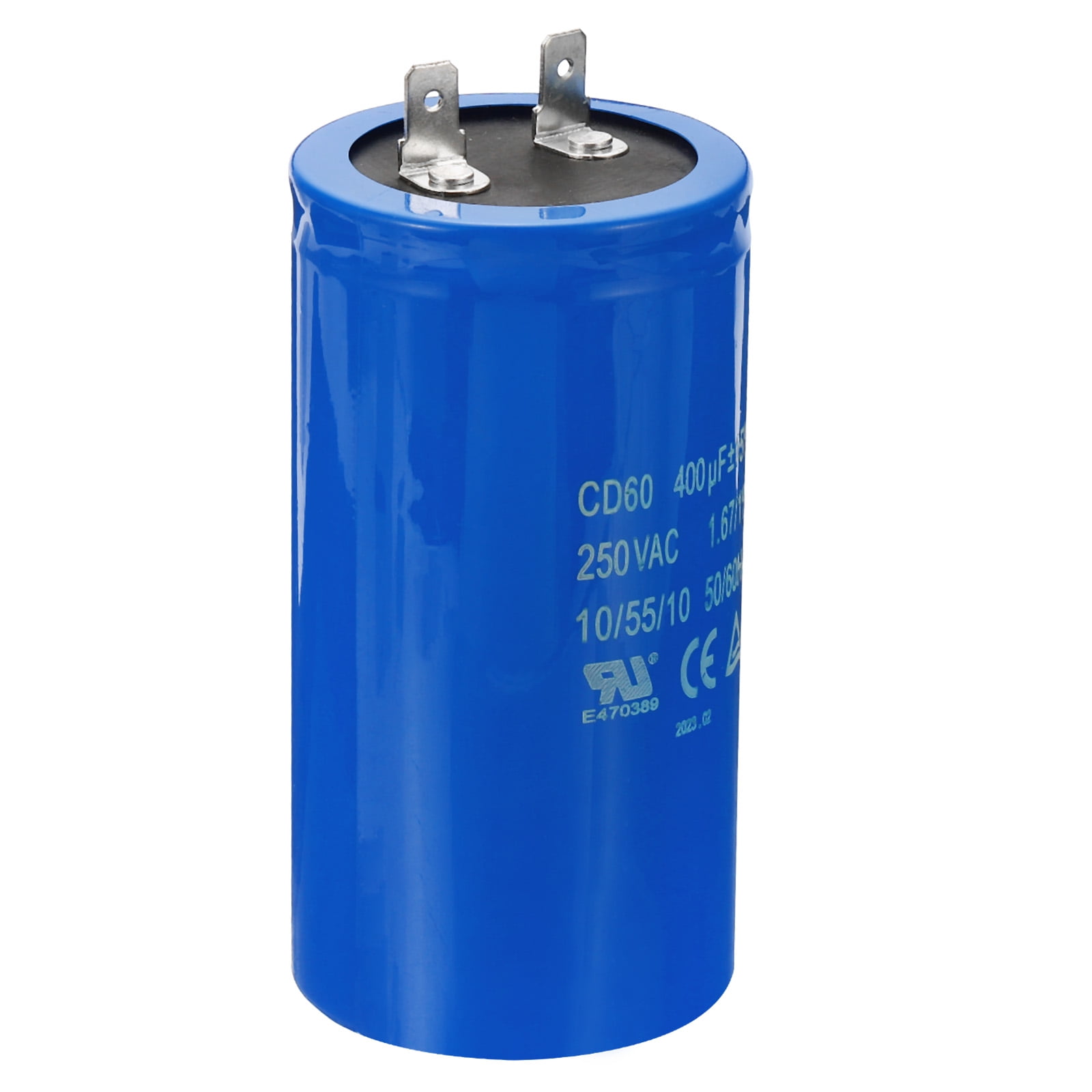 Uxcell 400uF/MFD 250VAC 15% Tolerance 50/60Hz CD60 Run Capacitor ...