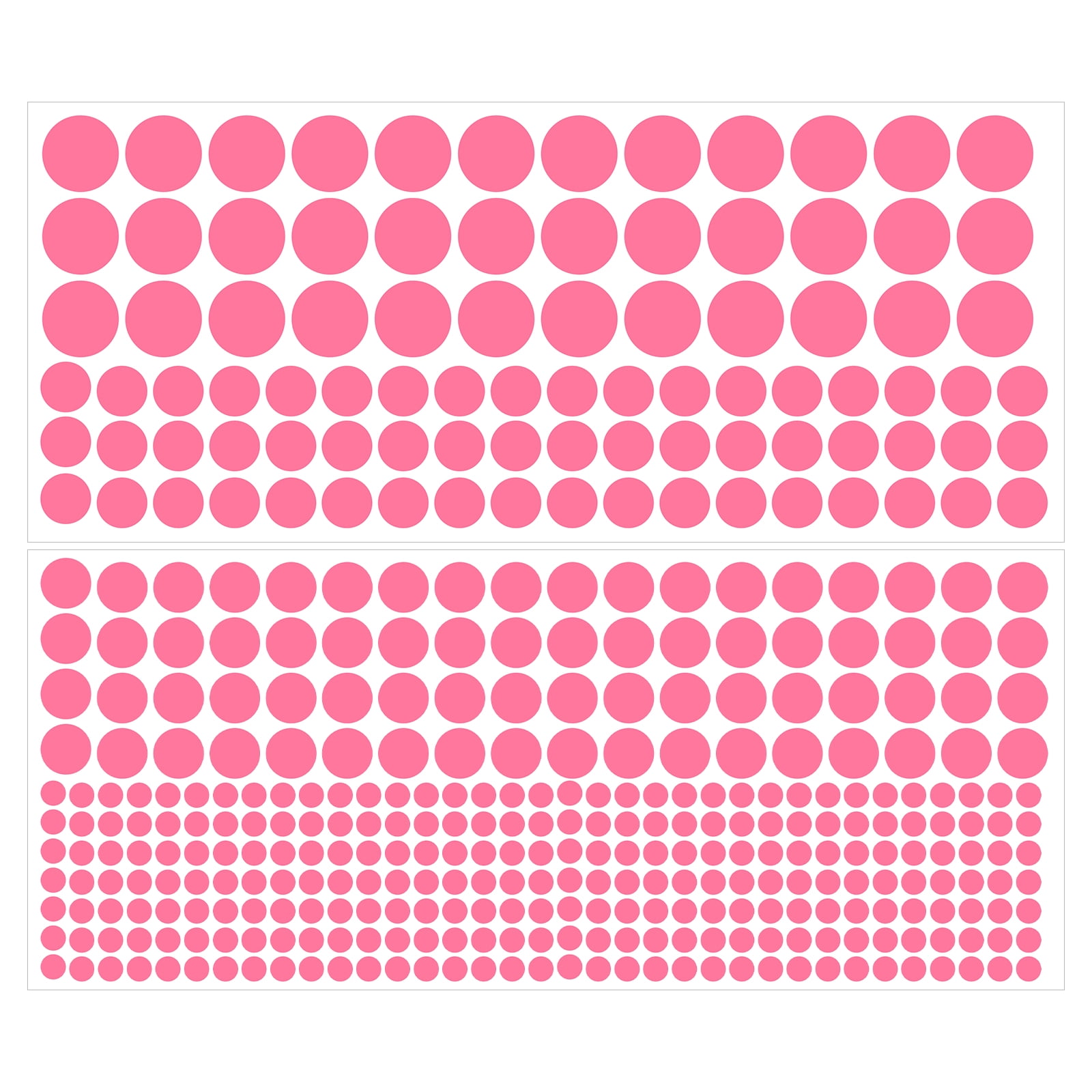 Uxcell 814 Pcs Glow in the Dark Spot Decals Decor, Pink Luminous ...