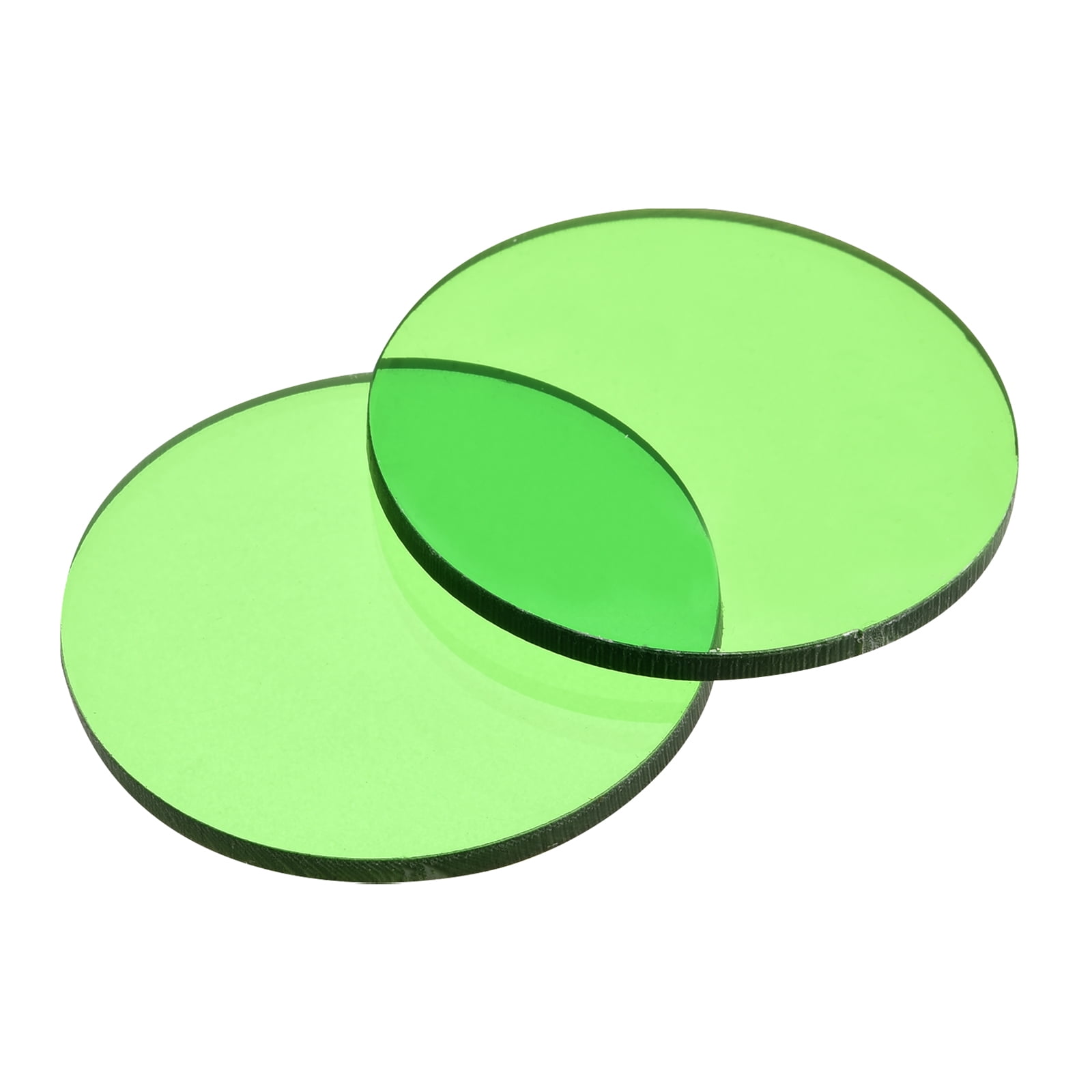 Uxcell 40MM Round Miniature Model Bases, 2.5MM Thick, Transparent Dark ...