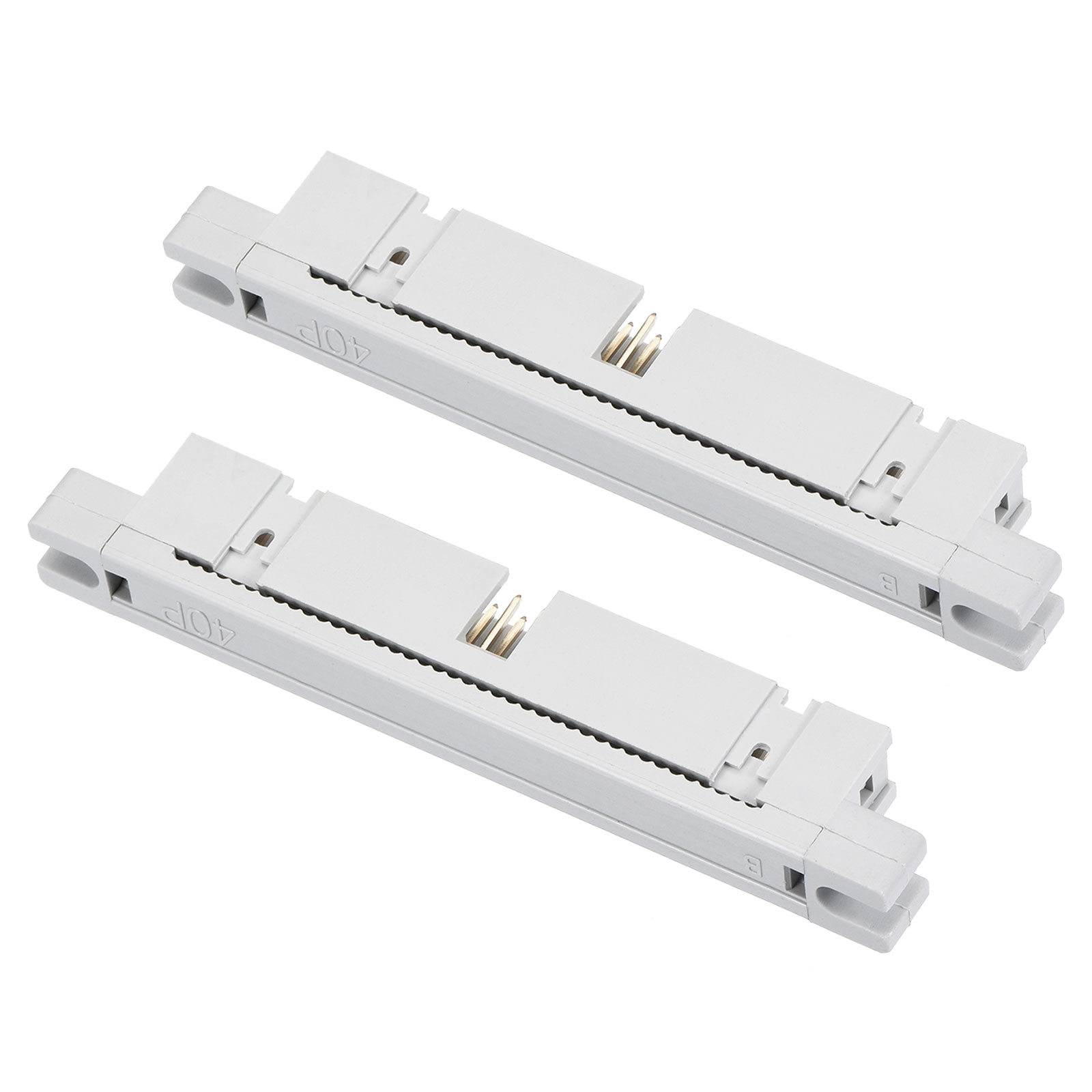 Uxcell 40P Dual Rows 2.54mm IDC Male Transition Plug for Flat Ribbon ...