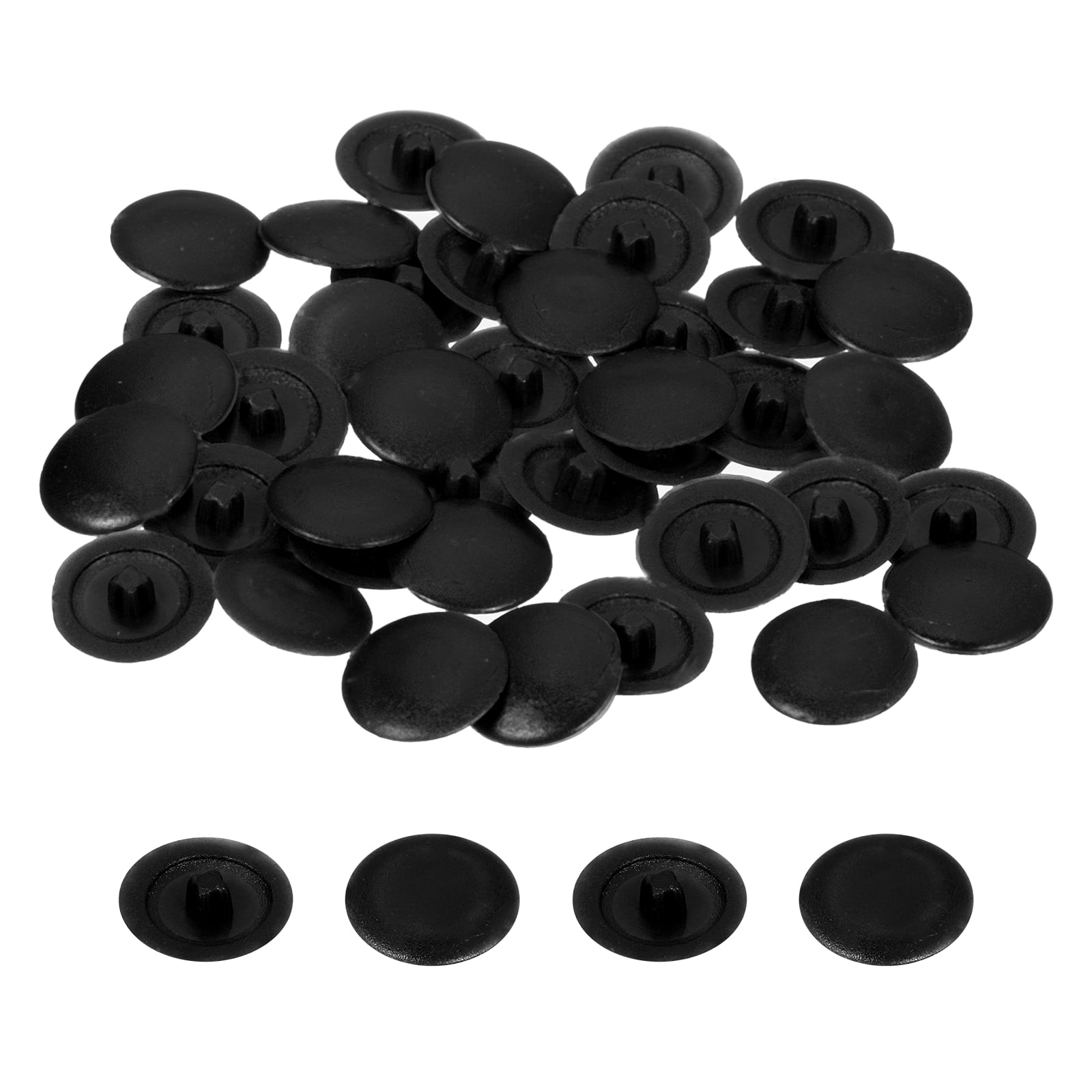 Uxcell 40PCS Screw Cap Covers, 12mm Screw Decorative Caps for Phillips ...