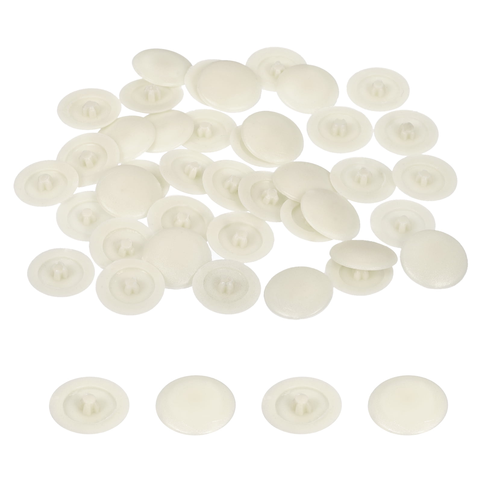 Uxcell 40PCS Screw Cap Covers, 12mm Screw Decorative Caps for Phillips ...