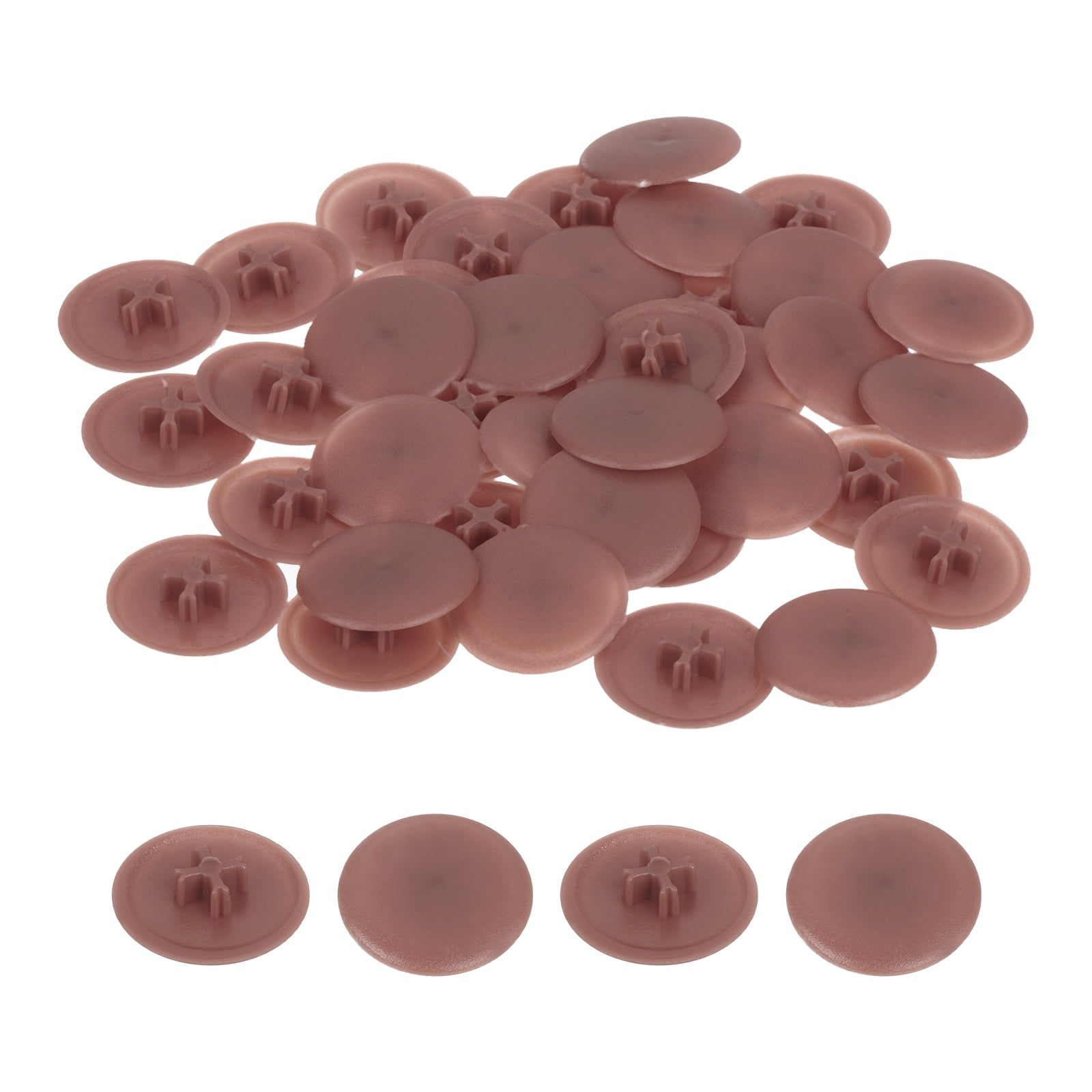 Uxcell 40PCS Screw Cap Covers, 17mm Plastic Screw Decorative Caps for ...