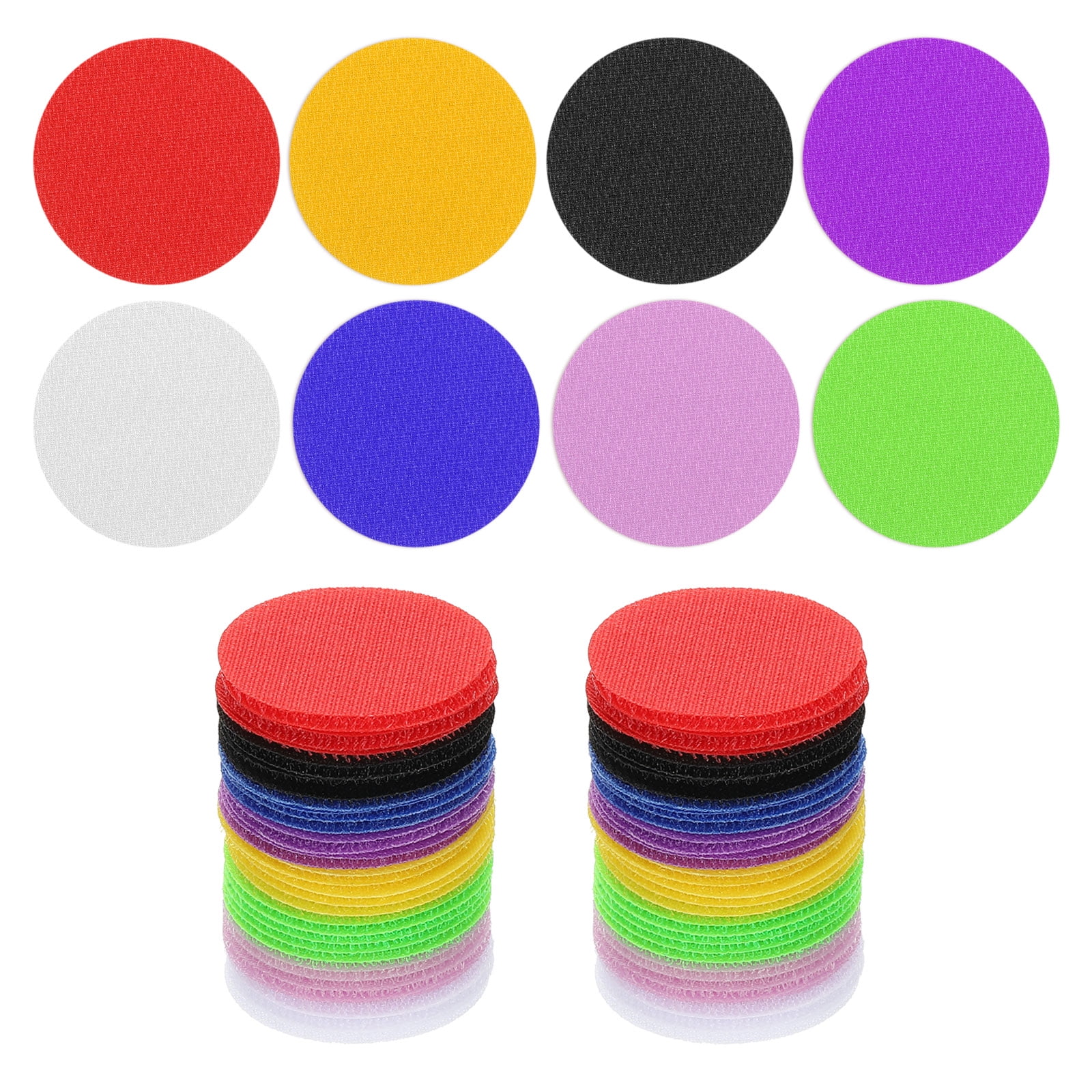 Uxcell 40Pcs Carpet Spots for Classroom, Small Circle Floor Dots ...