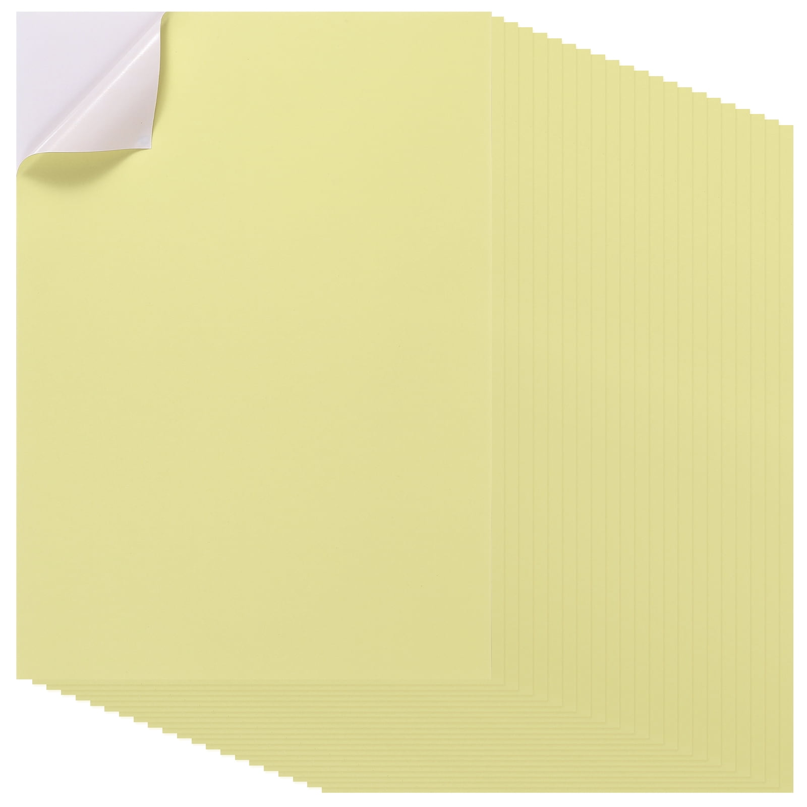 Uxcell 40Pcs Full Sheet Label Sticker Paper, A4 Shipping Labels Matte ...