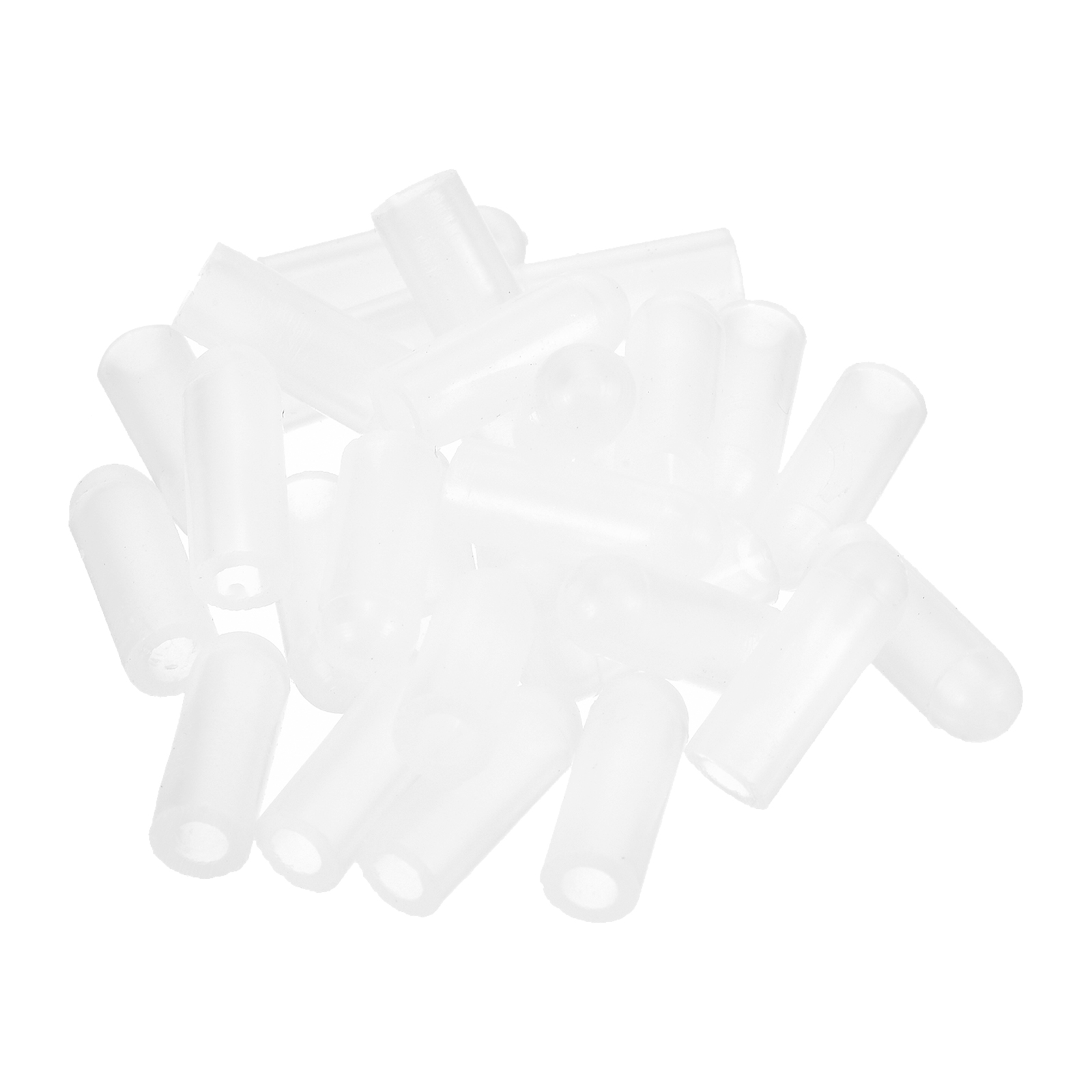 Uxcell 40Pcs Silicone End Caps, 3.5mm(1/8") ID 13mm(1/2") Height Round ...