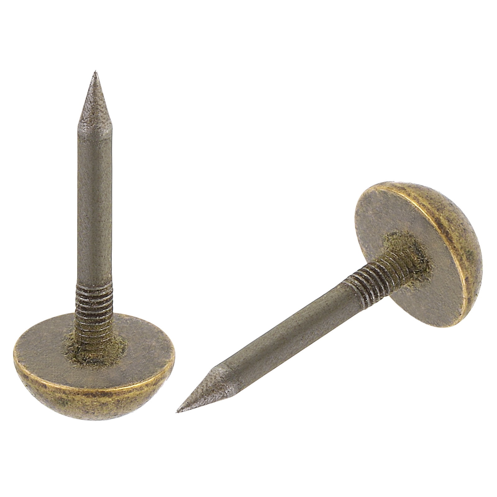 Uxcell 40Pcs Solid Brass Tacks, 12 mm Retro Upholstery Nails Tack for ...