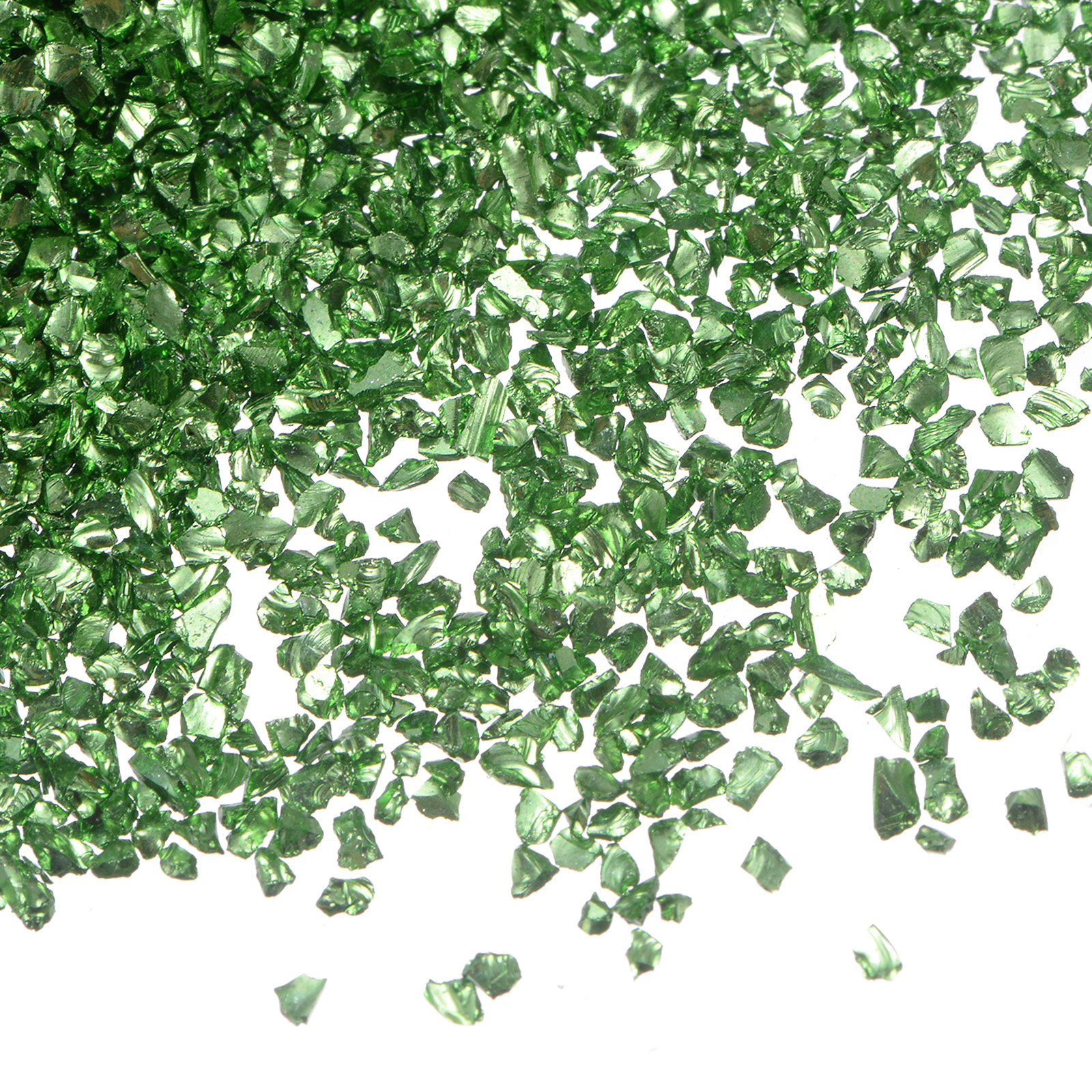 Uxcell 40g Crushed Glass Chips 1-3mm Irregular Broken Sprinkles Chunky ...
