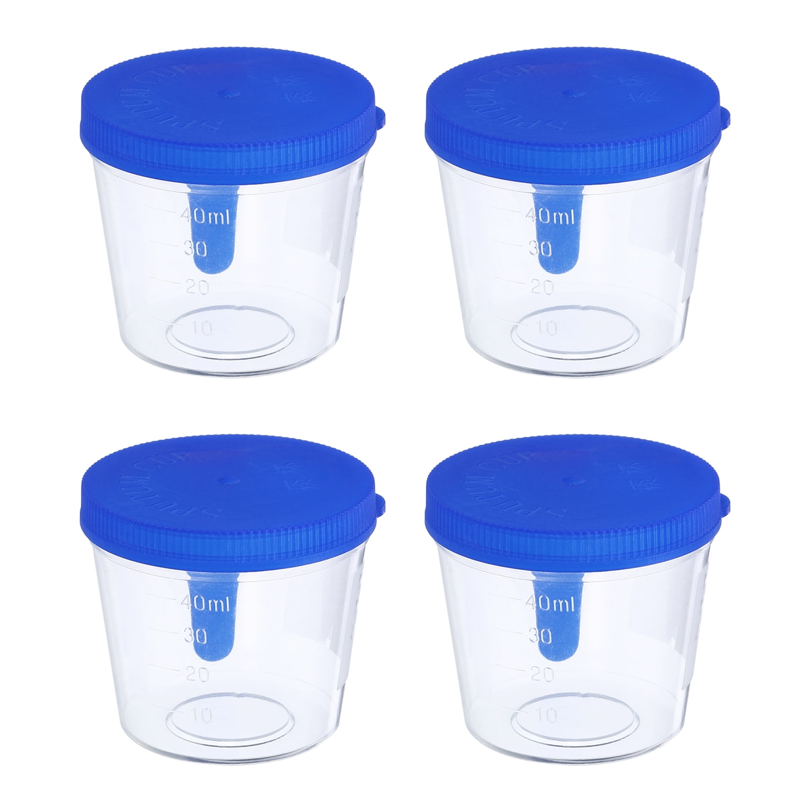 Uxcell 40mL Sample Cups Sample Containers Leak Proof Screw Cap for Lab ...