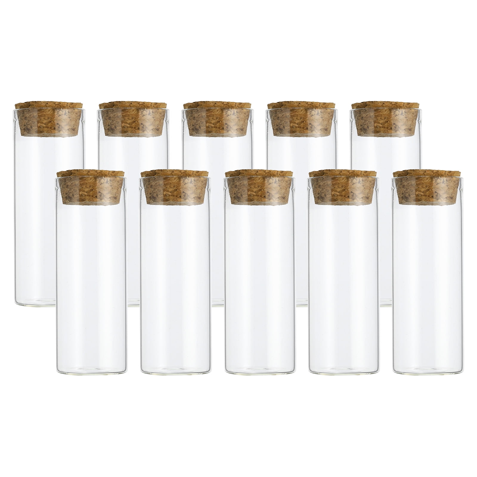 Uxcell 40ml Test Tubes, 15pcs 3.15x1.18in Glass Test Tube Containers ...