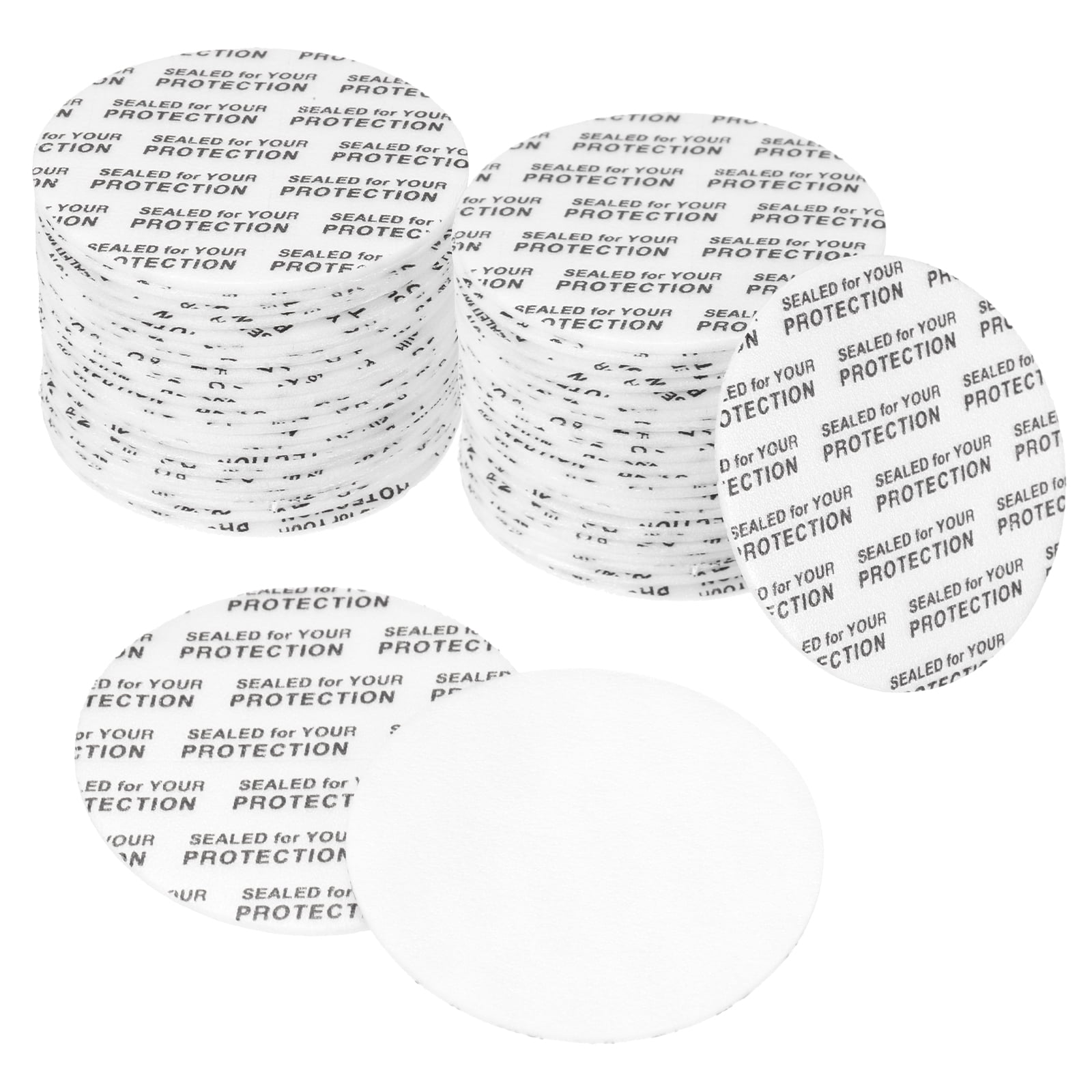 Uxcell 40mm/1.57"Foam Lid Liner, 160Pcs Adhesive Round PS Pressure ...