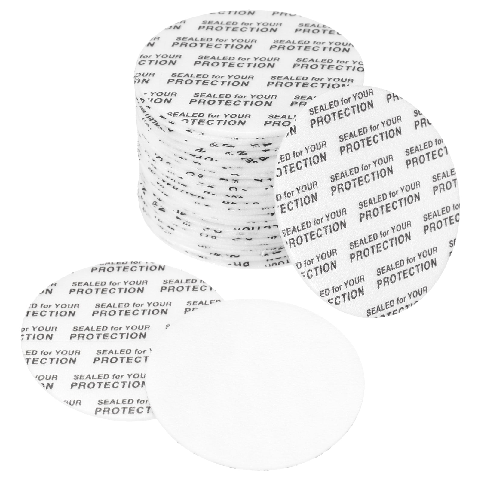 Uxcell 40mm/1.57"Foam Lid Liner, 80Pcs Adhesive Round PS Pressure ...