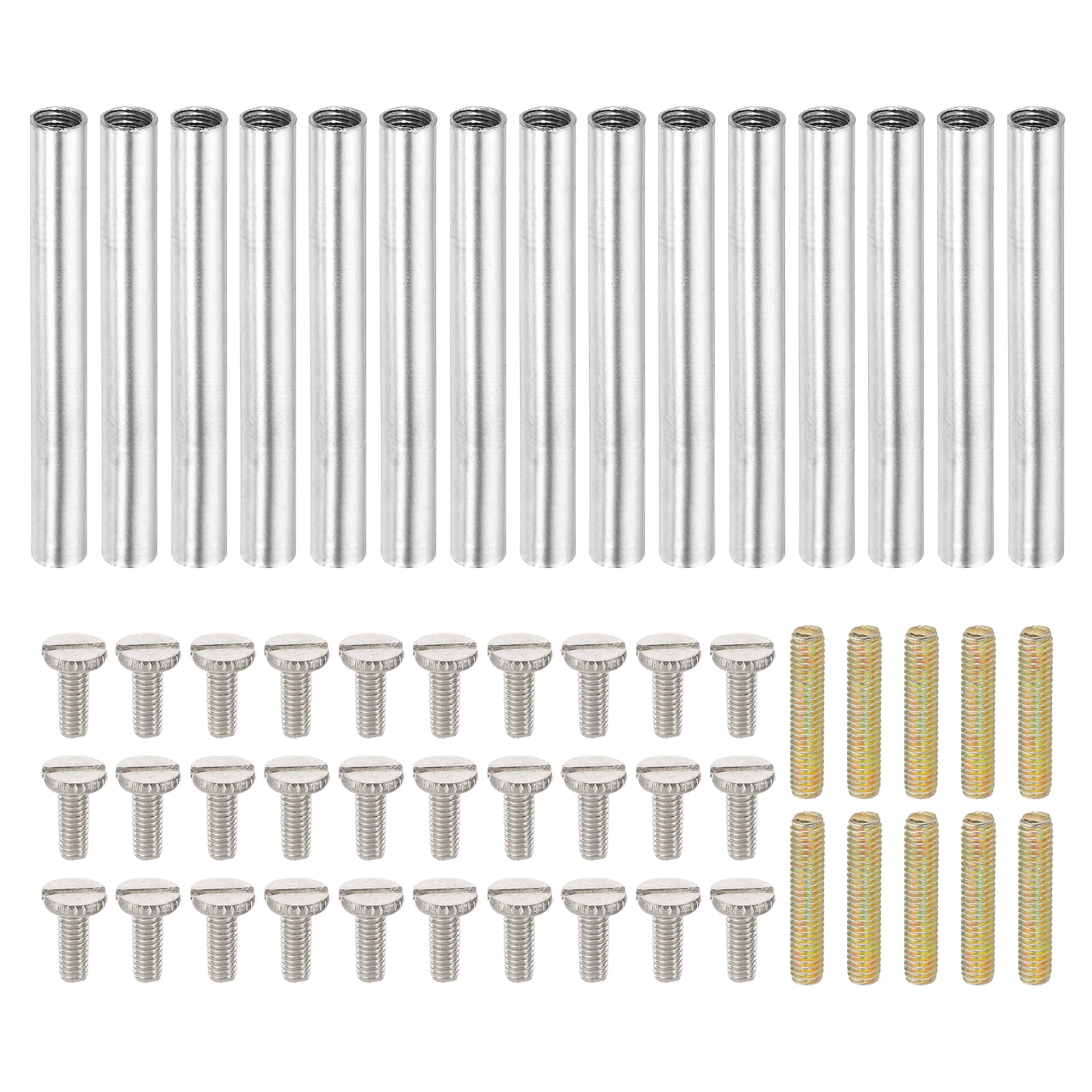 304 Stainless Fasteners Uxcell 25-Pack M5 Stainless Steel Coupling Nuts ...