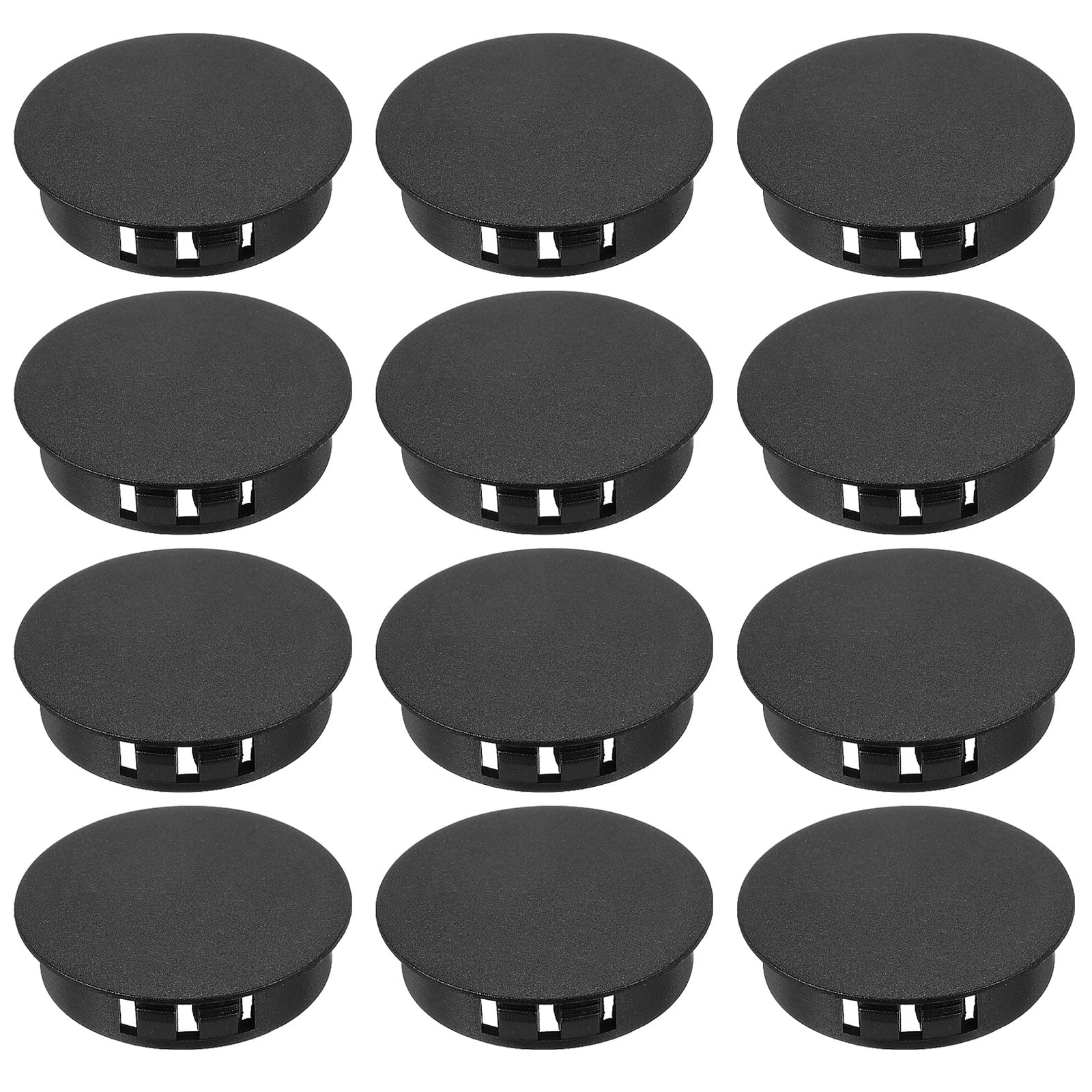 Uxcell 40mm/1-9/16" Plastic Hole Plugs, Flush Type Round Plug Snap in ...