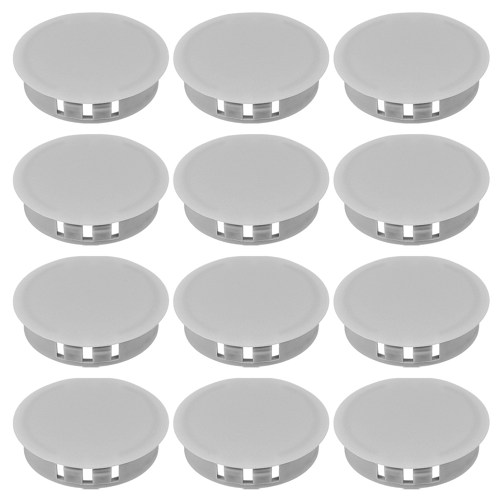 Uxcell 40mm/1-9/16" Plastic Hole Plugs, Flush Type Round Plug Snap in ...