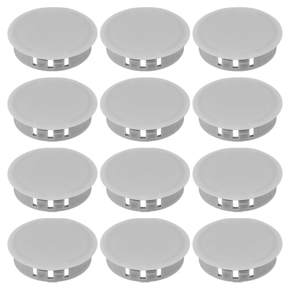Uxcell 40mm/1-9/16" Plastic Hole Plugs, Flush Type Round Plug Snap in ...