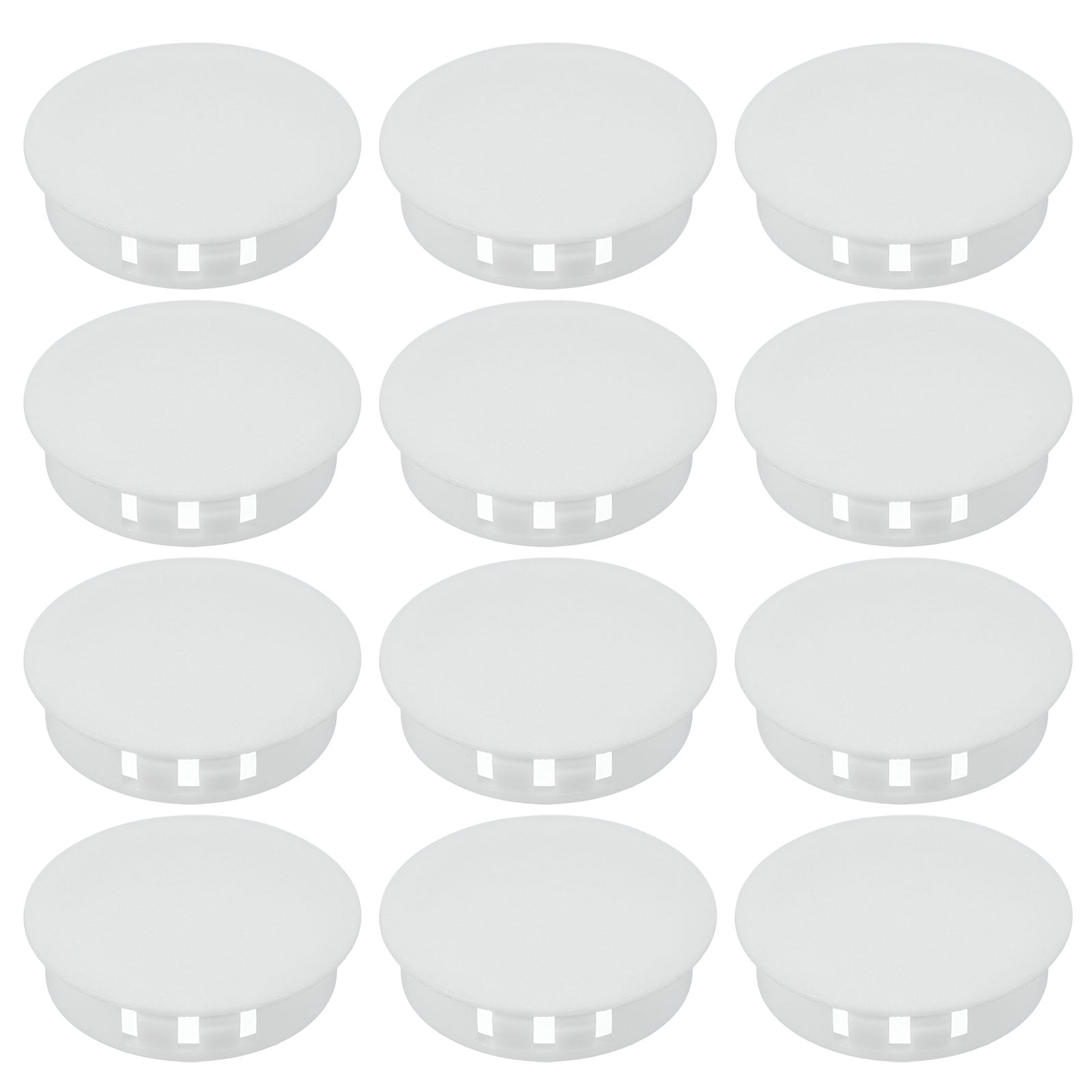 Uxcell 40mm/1-9/16" Plastic Hole Plugs, Flush Type Round Plug Snap in ...