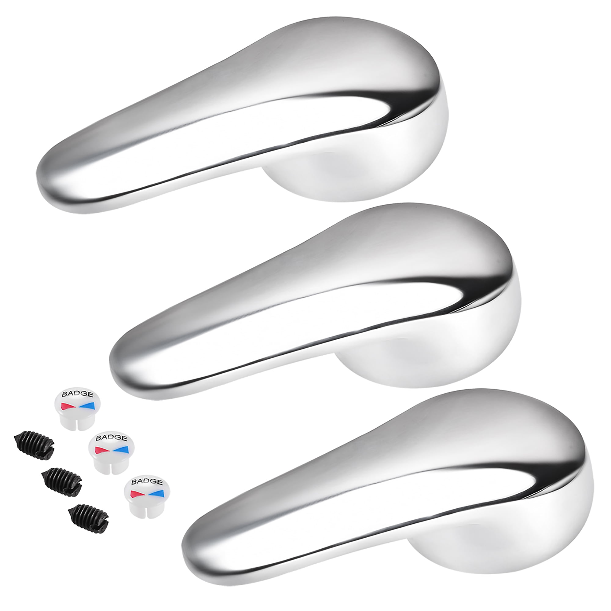 Uxcell 40mm Cartridge Faucet Single Lever Handle Replacement 3 Pack ...