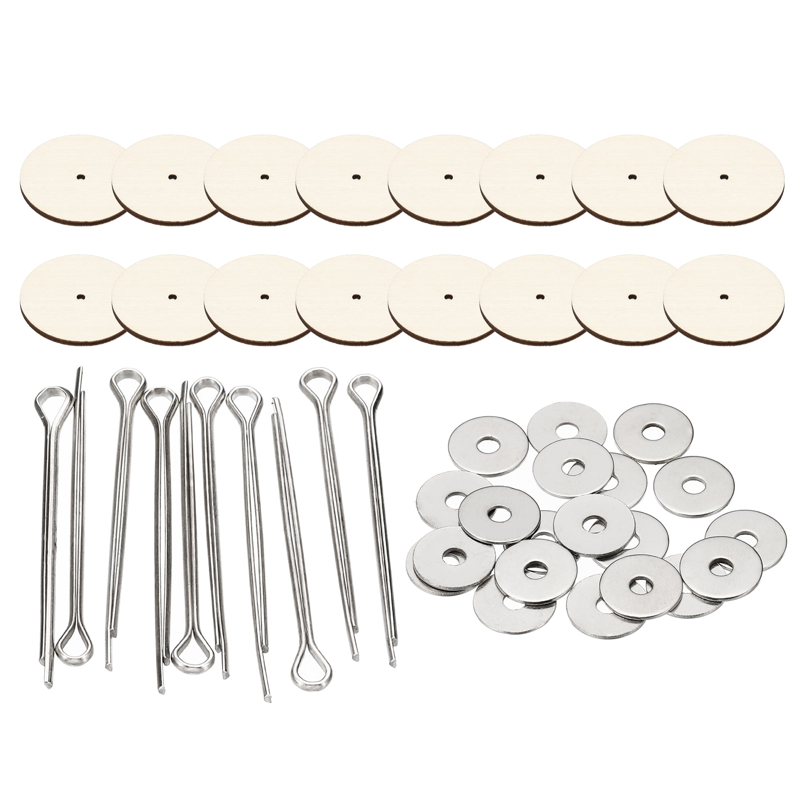 Uxcell 40mm Doll Joints, 8 Set Removable Cotter Pin Joints Connector ...