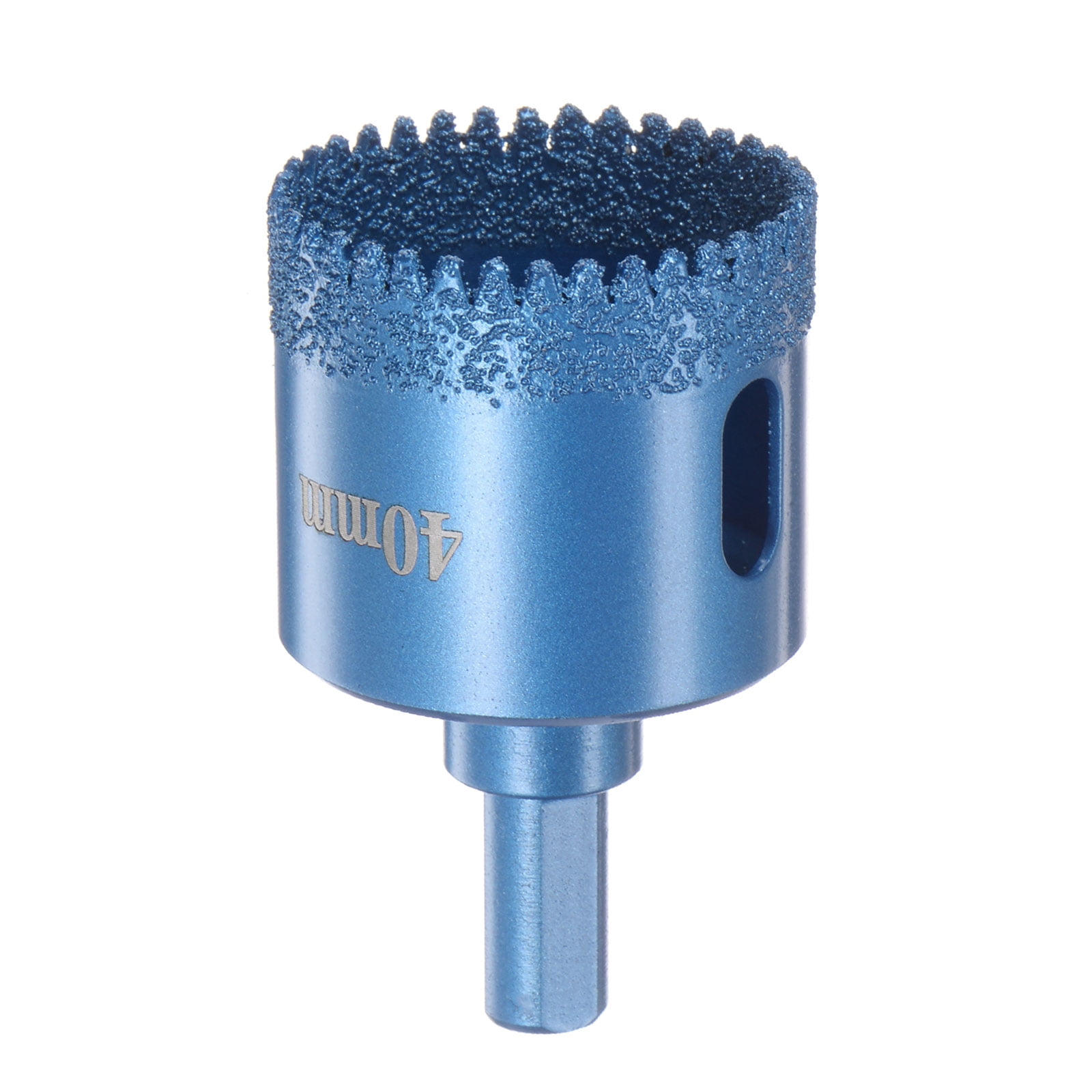 Uxcell 40mm Serrated Brazed Diamond Drill Bit Hole Saw for Glass Tile ...